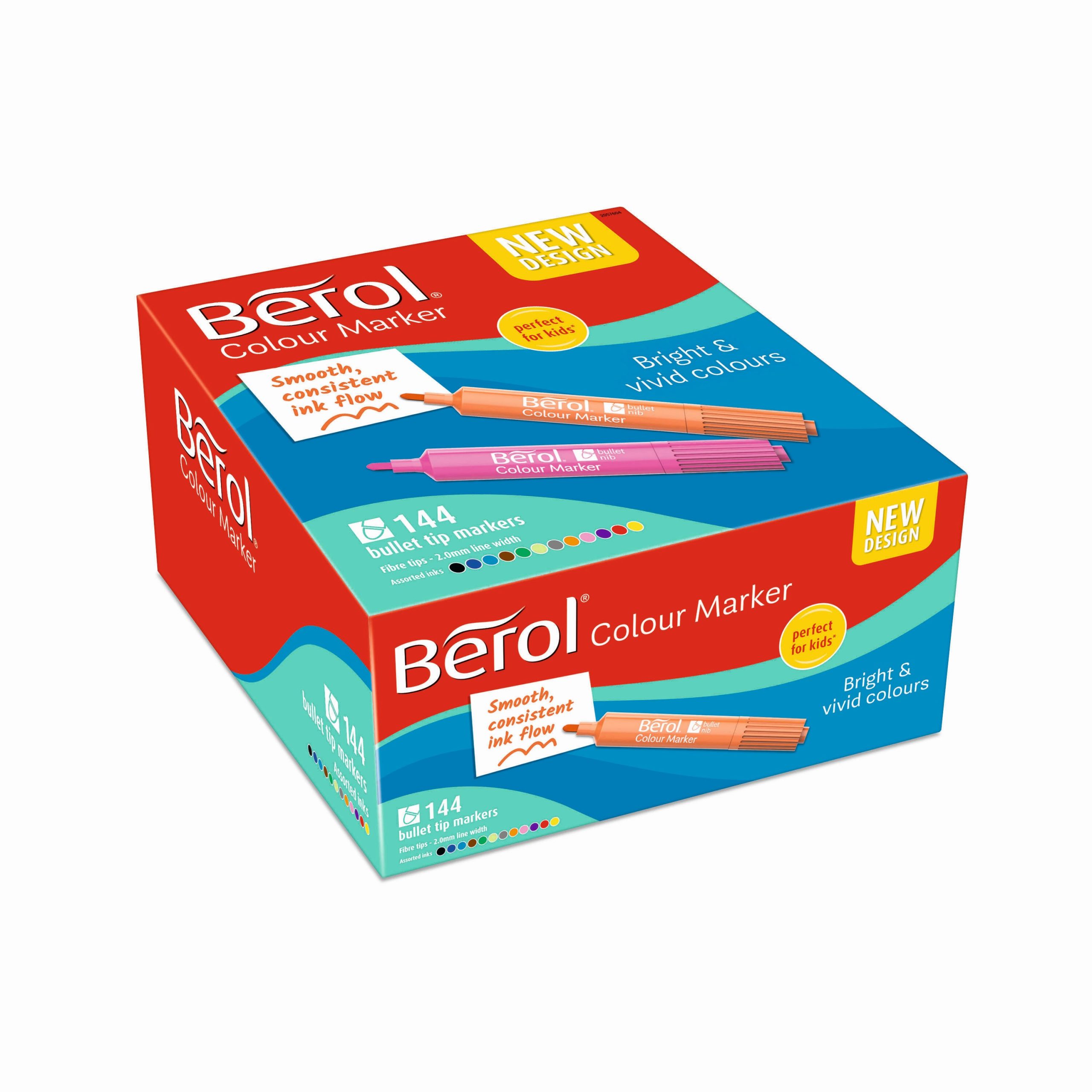 Berol Colour Marker 144 Assorted | Eduspace Supplies