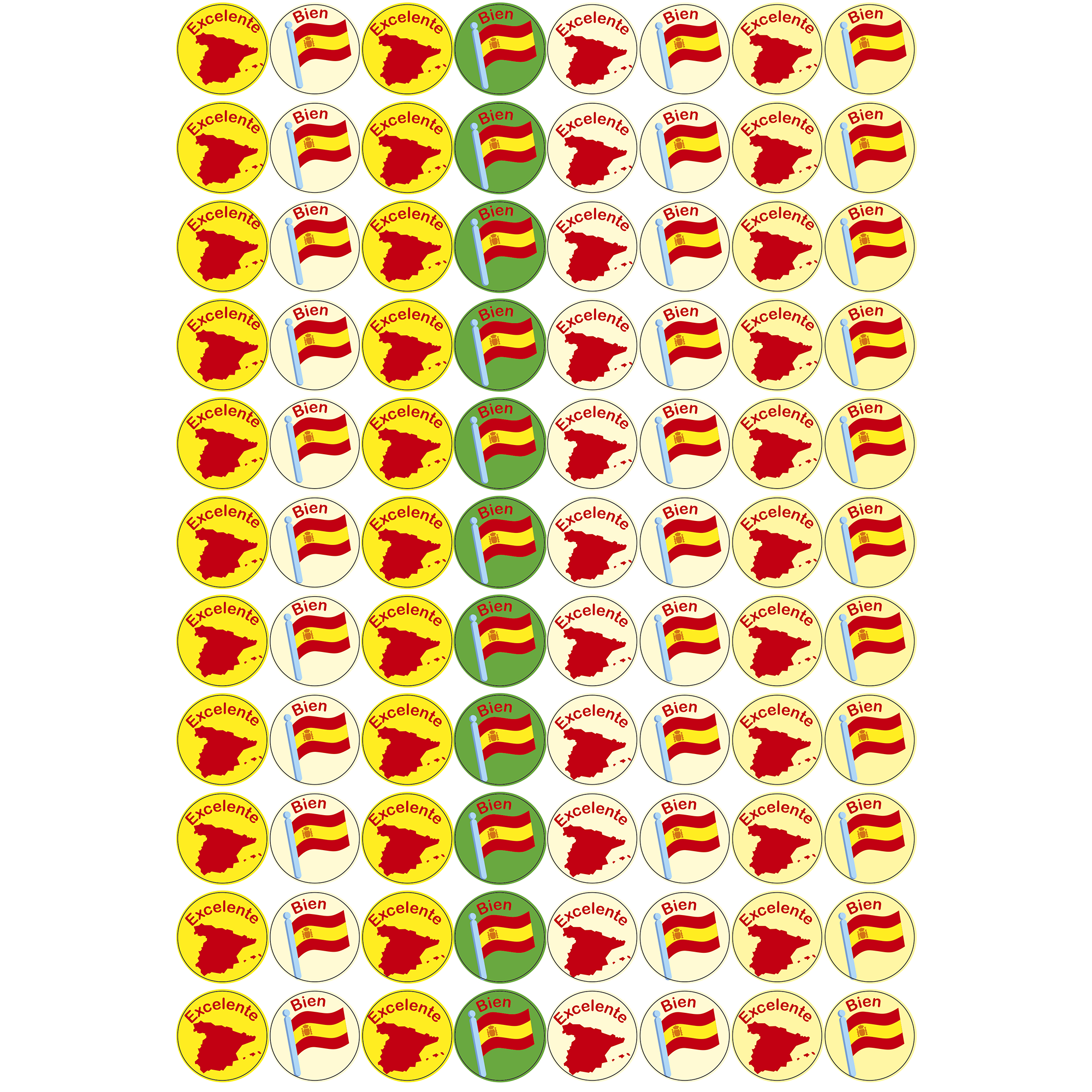 Spanish Merit Stickers | Eduspace Supplies