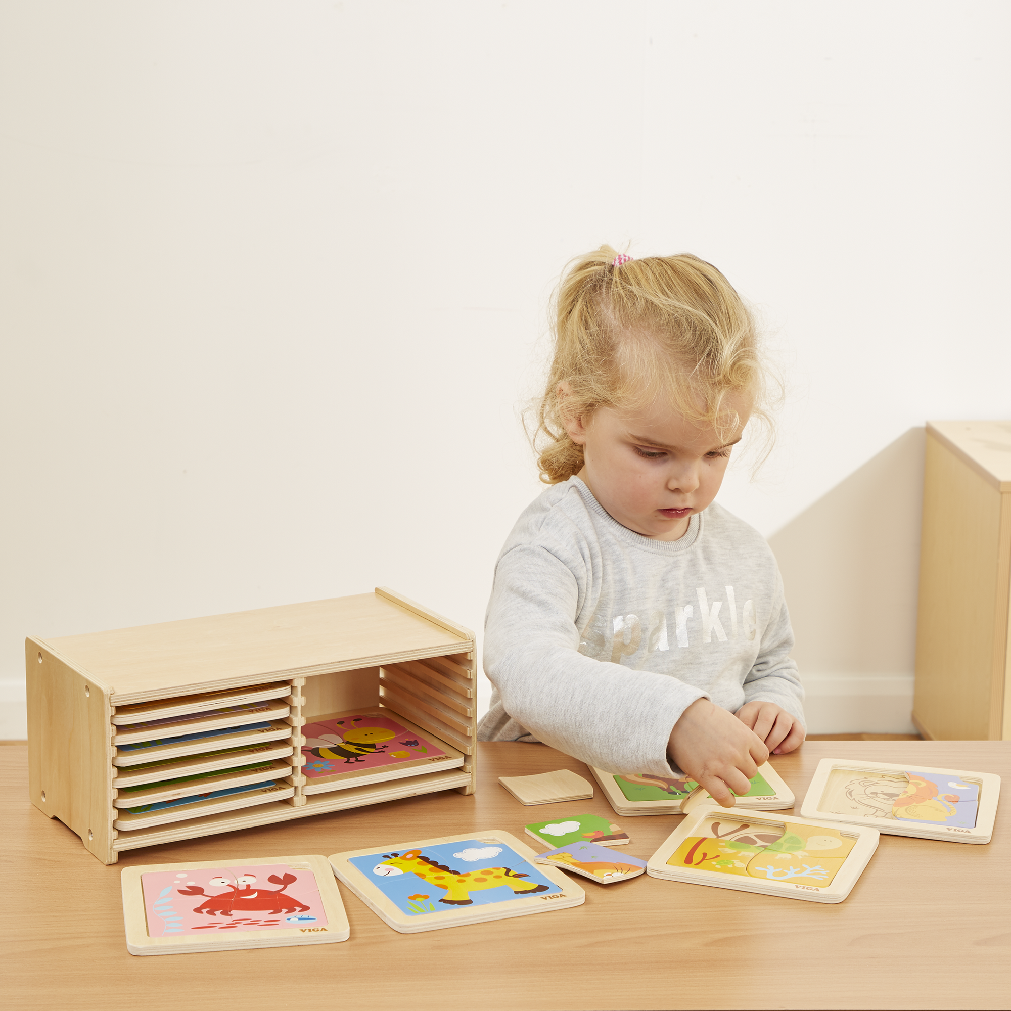 12x 4pc Puzzle Set With Storage | Eduspace Supplies