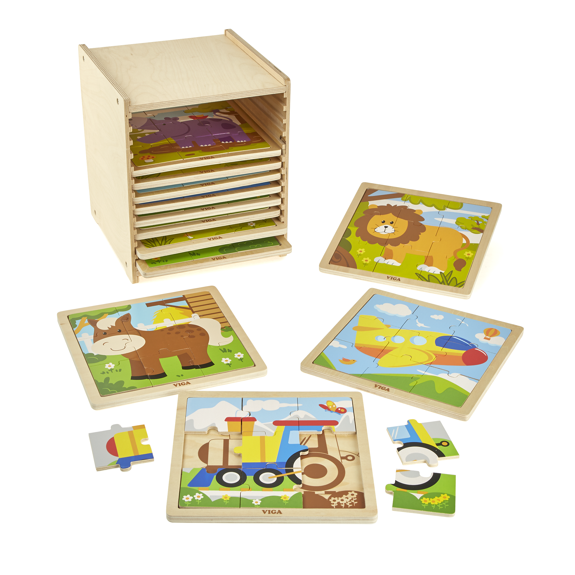 12x 9pc Puzzle Set With Storage | Eduspace Supplies