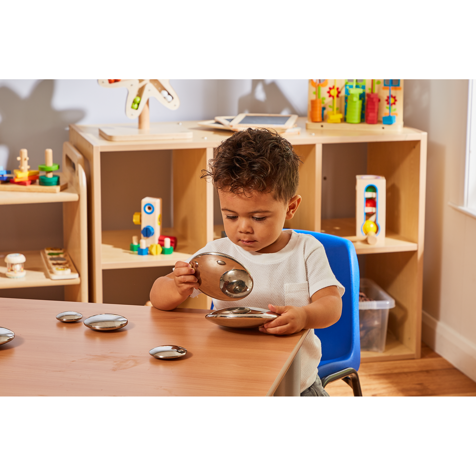 Silver Sensory Reflective Buttons | Eduspace Supplies