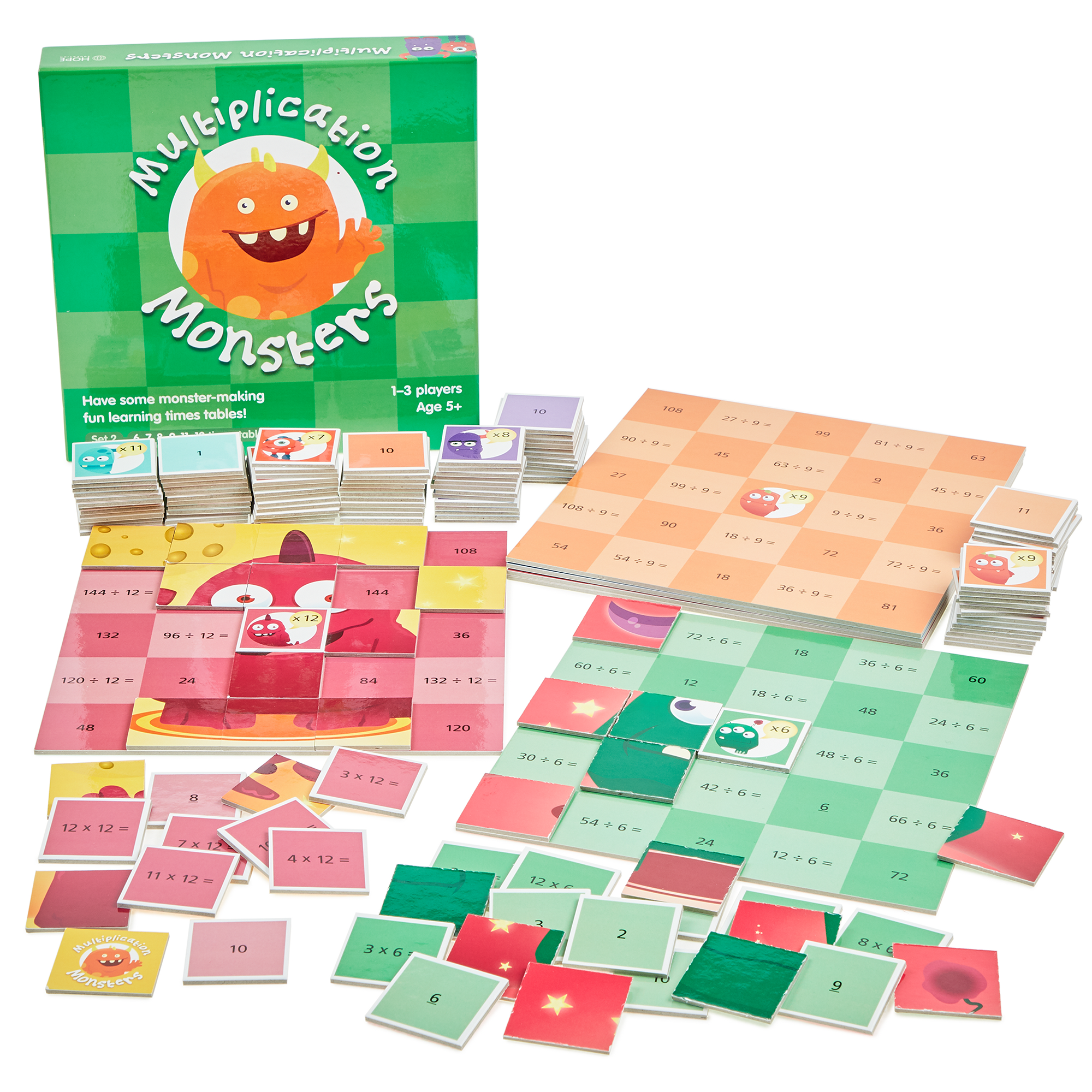 Multiplication Monsters Game Set 2 | Eduspace Supplies