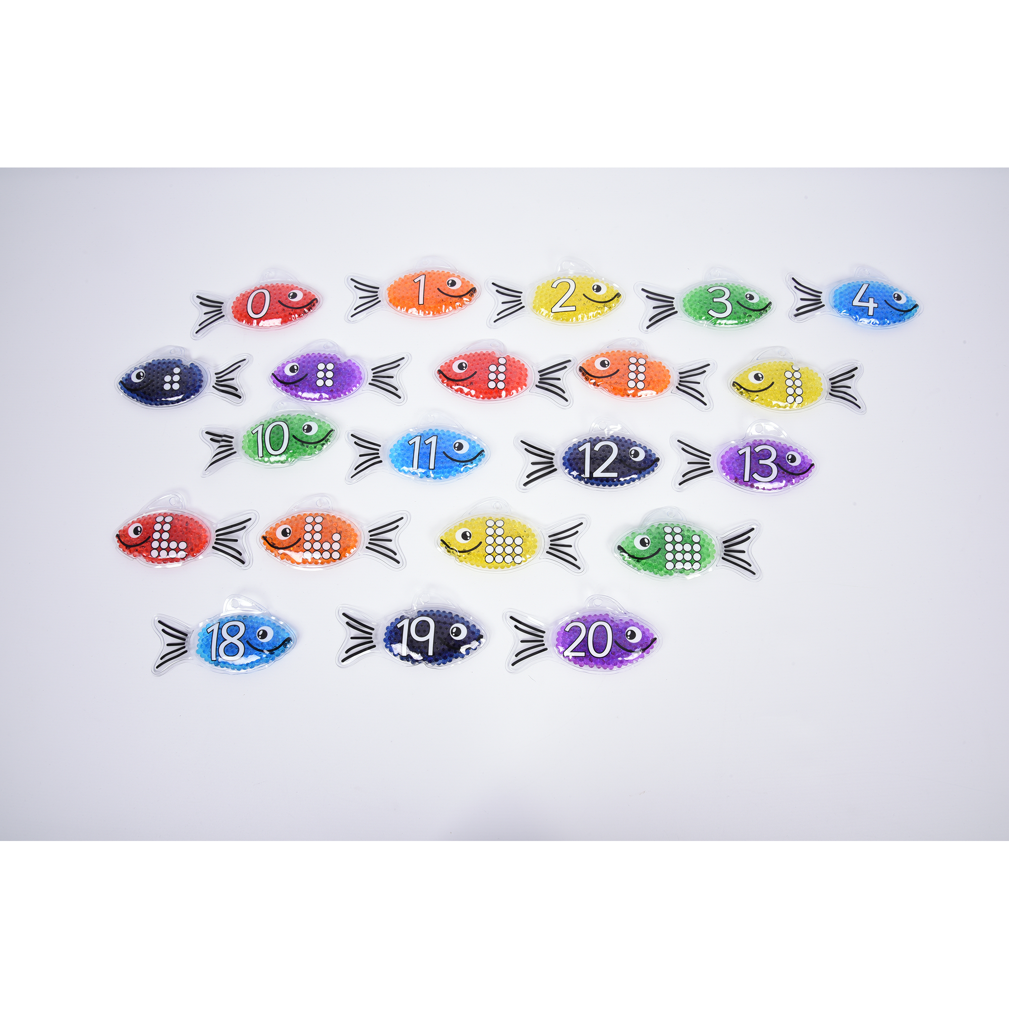 Rainbow Gel Number Fish | Eduspace Supplies