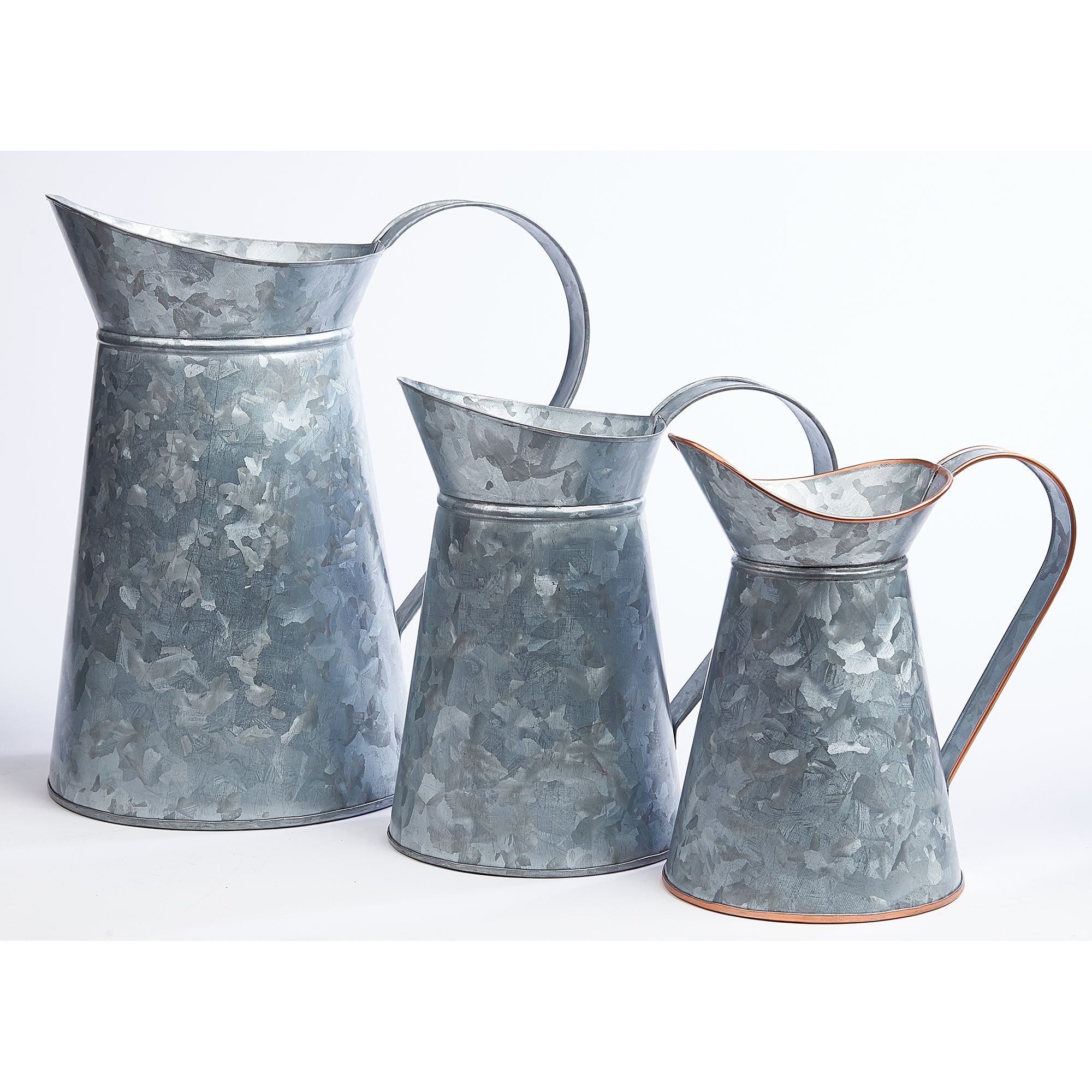 Metal Jugs 3pk – Different Sizes | Eduspace Supplies