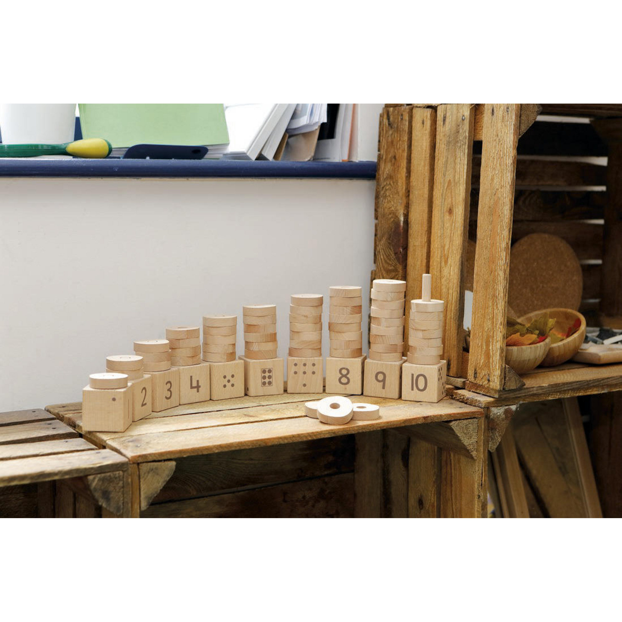 1-10 Natural Number Stackers | Eduspace Supplies