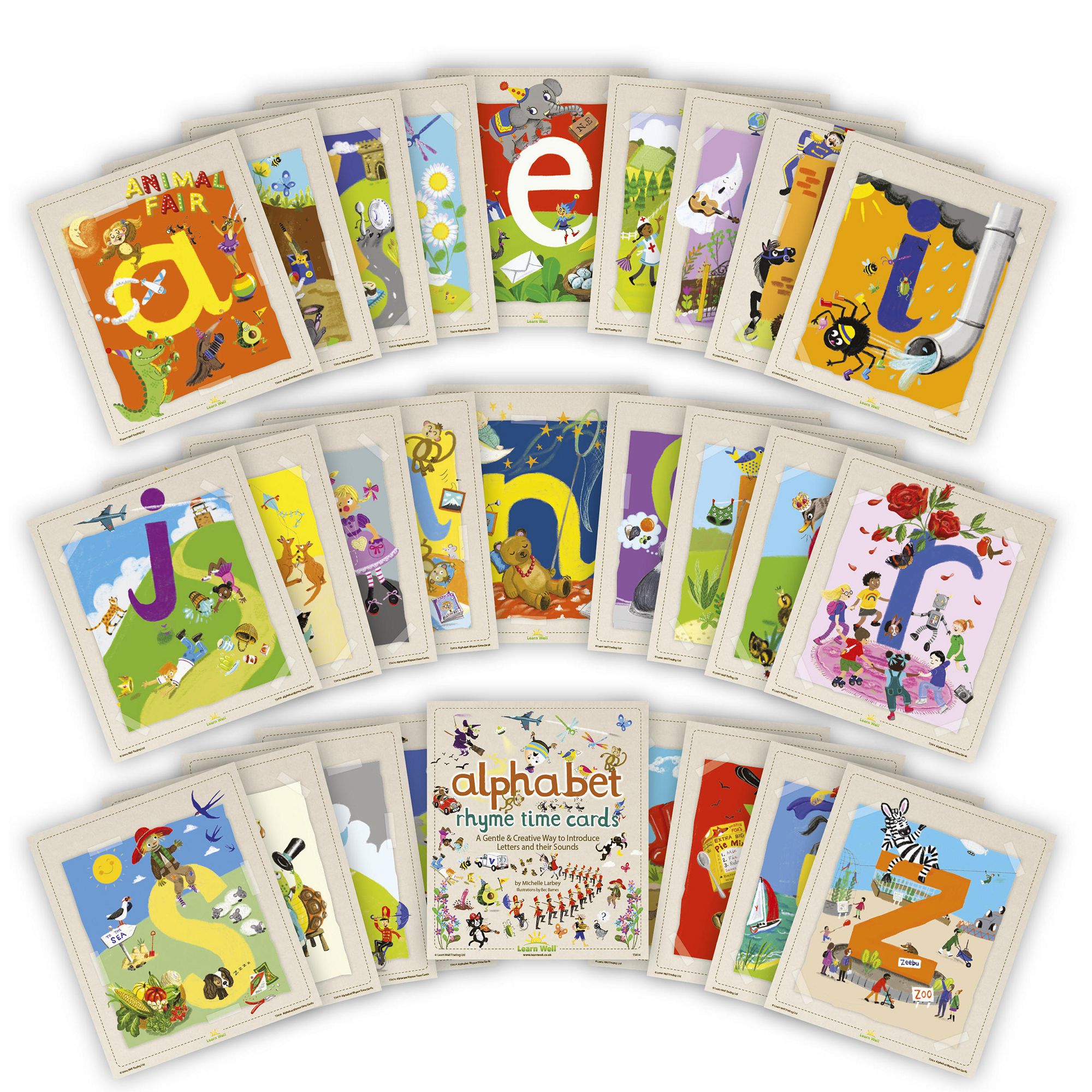 Alphabet Rhyme Time Cards. | Eduspace Supplies