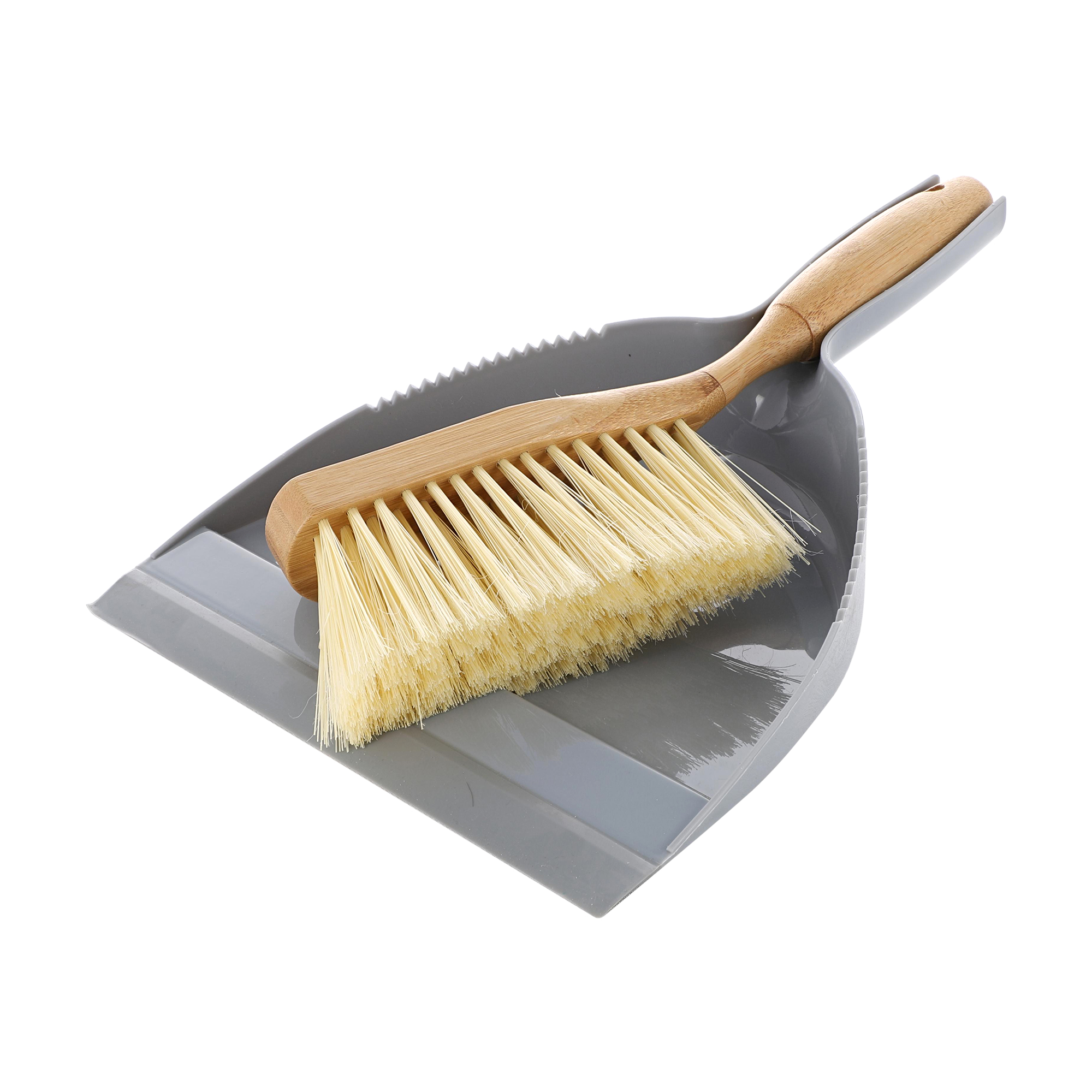 Bamboo Dust Pan and Brush | Eduspace Supplies