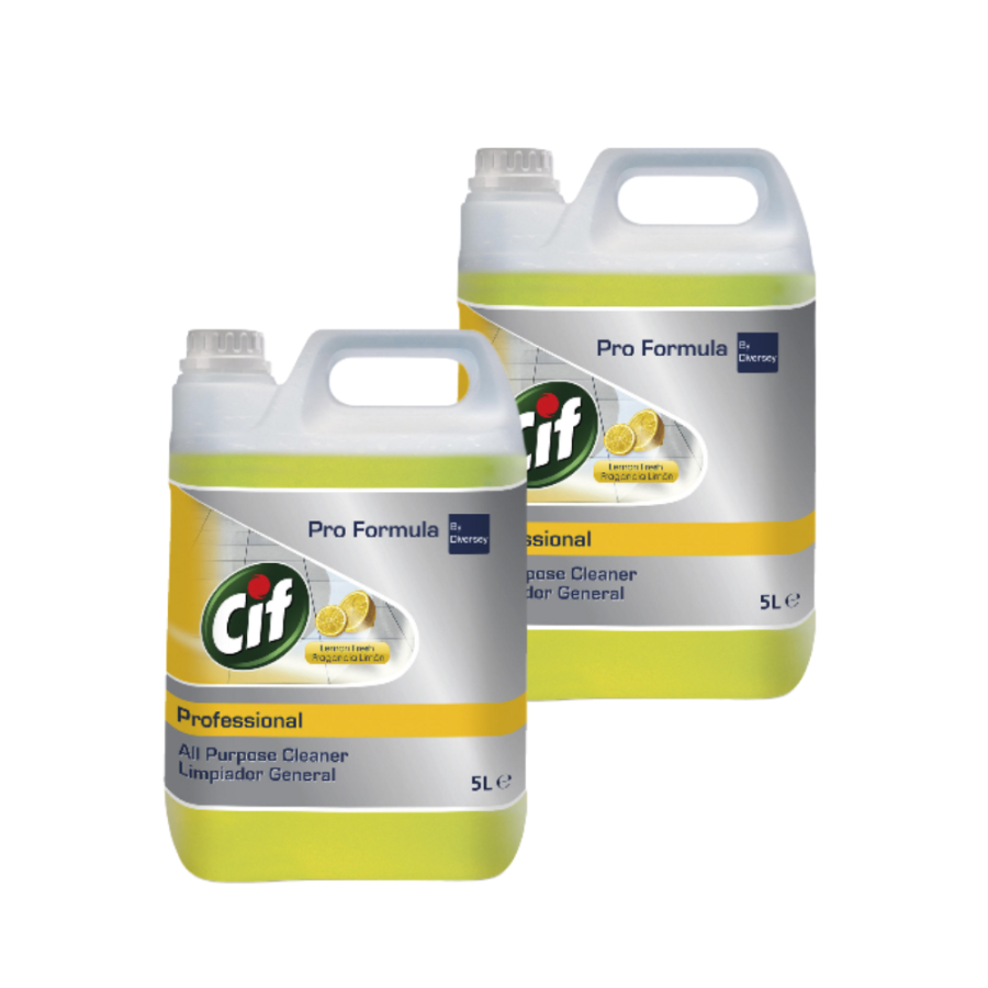 CIF All Purpose Lemon Cleaner 2x5L | Eduspace Supplies
