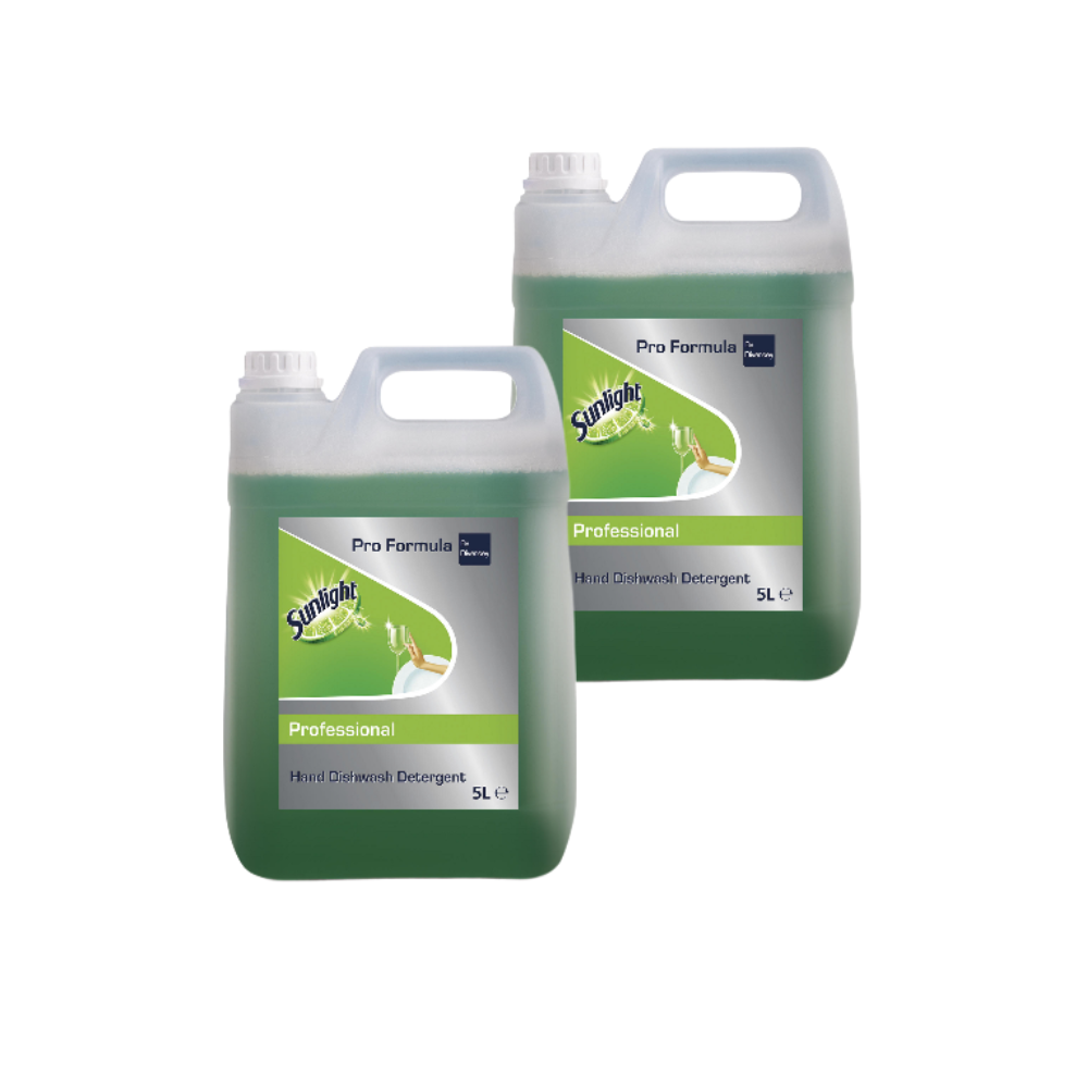 Sunlight Lemon Washing Up Liquid 2X5L | Eduspace Supplies