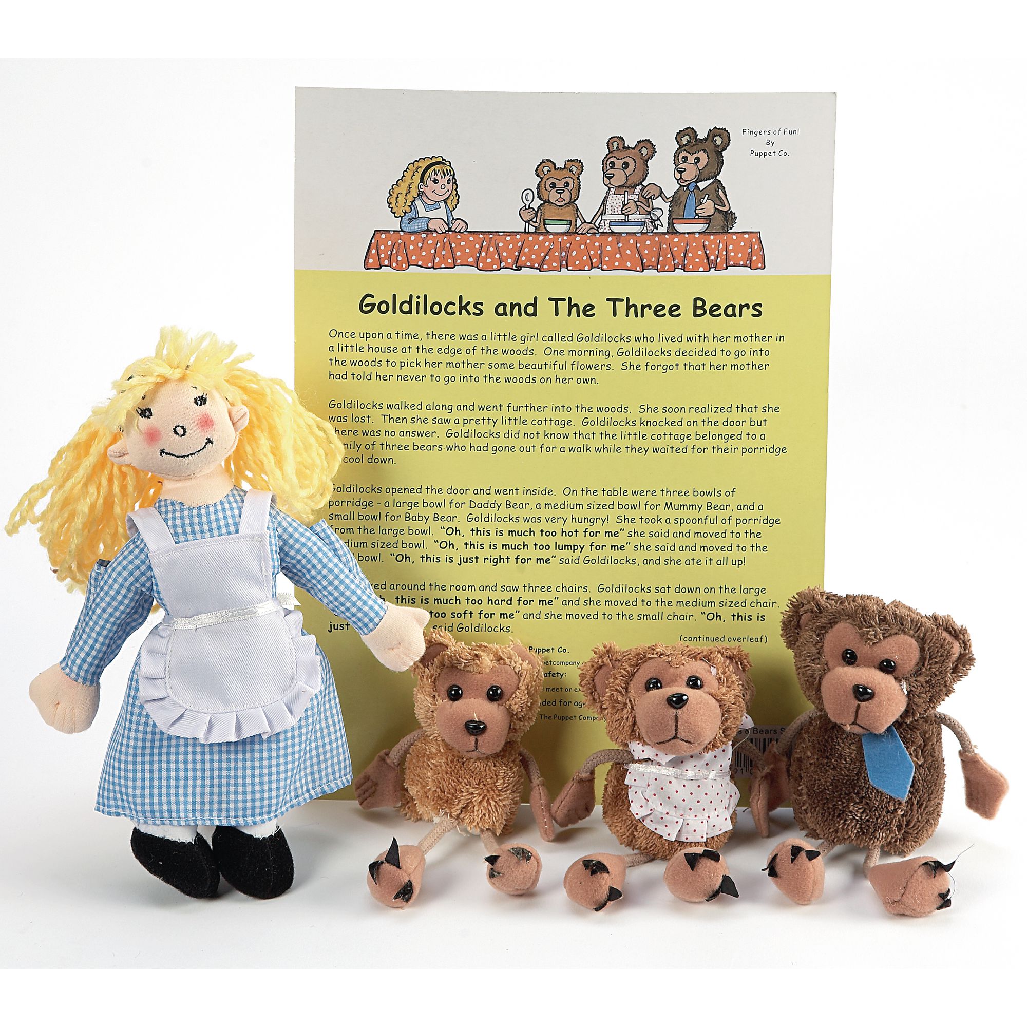 Goldilocks and The Three Bears Set | Eduspace Supplies