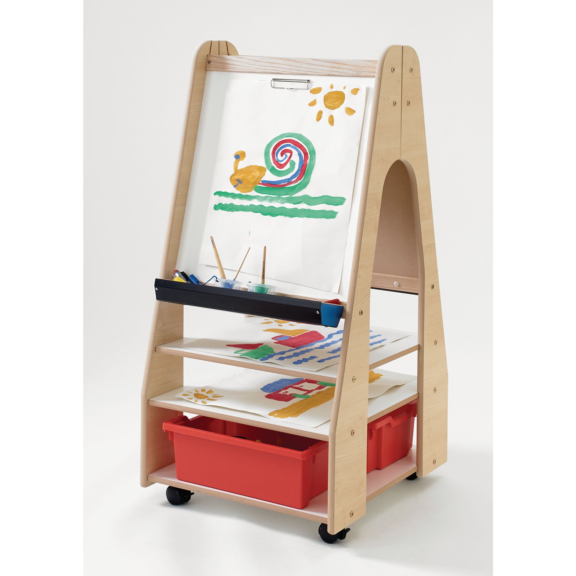 2 Sided Mobile Storage Easel | Eduspace Supplies