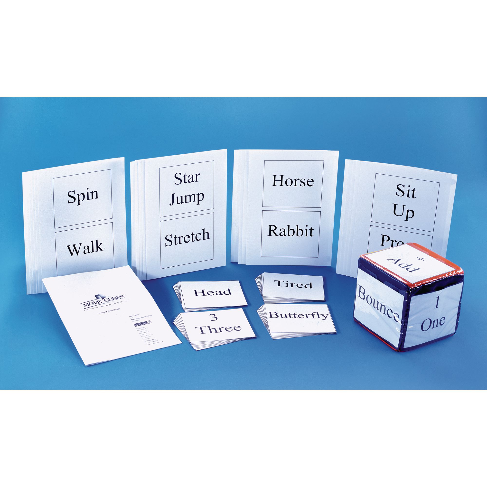 Move Cube Foam Dice Cards | Eduspace Supplies