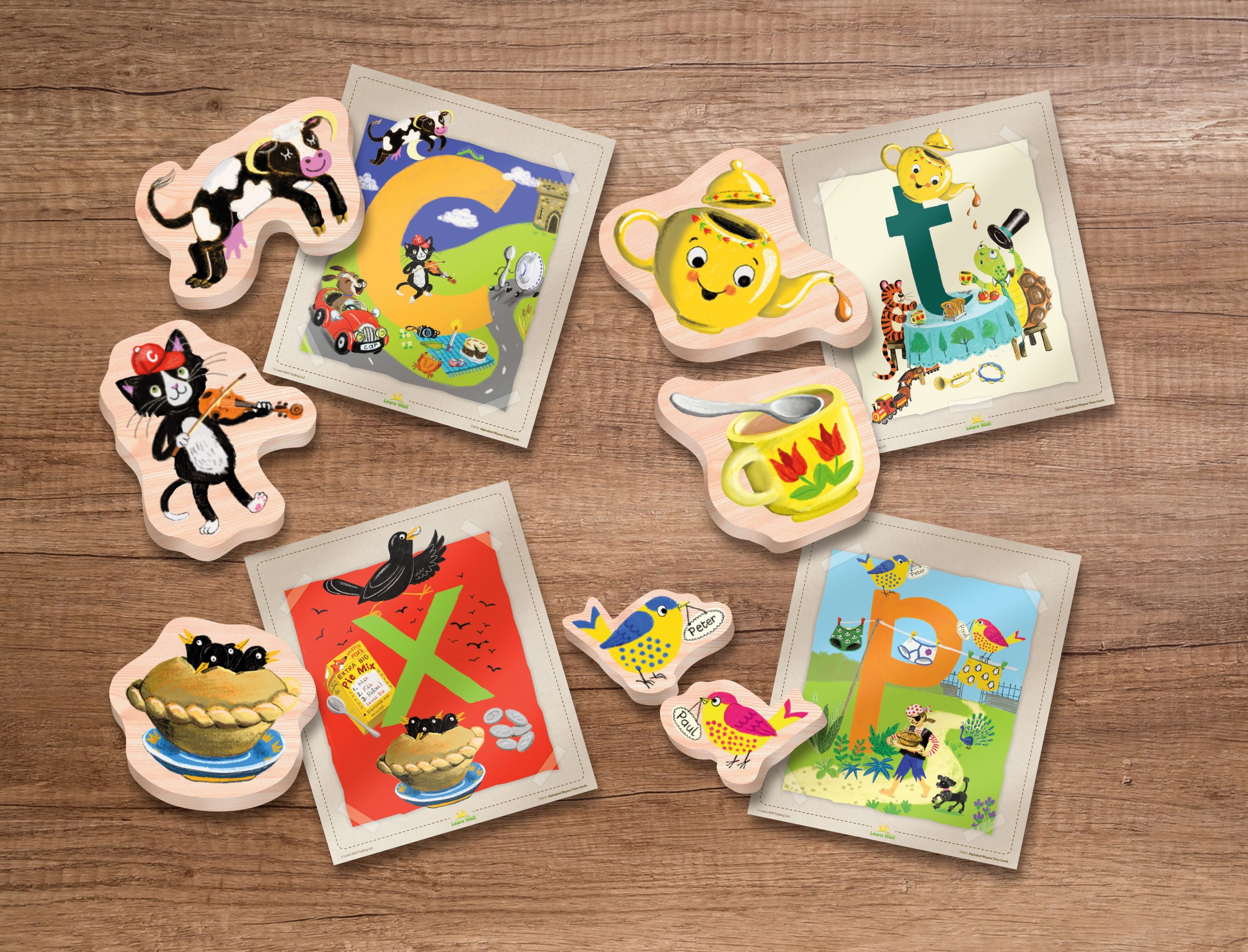 Alphabet Rhyme Time Picture Cards | Eduspace Supplies