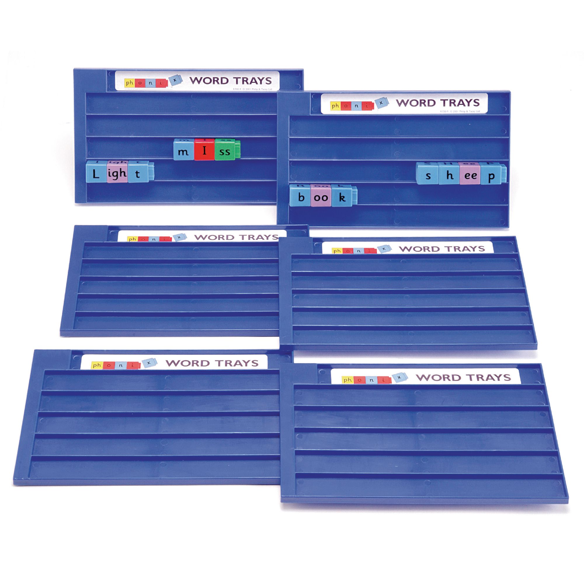 Phonix Word Trays Set Of 6 | Eduspace Supplies