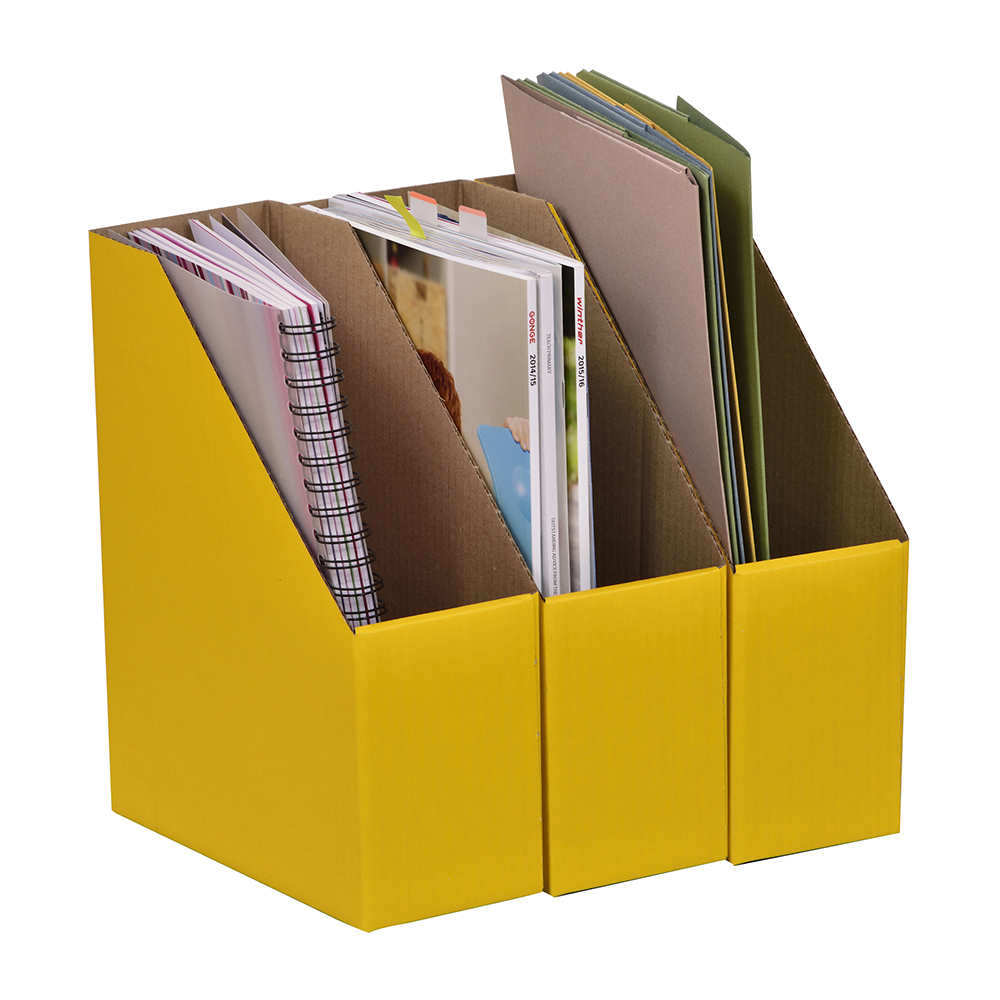 Library BoxesPk 10 – Yellow | Eduspace Supplies