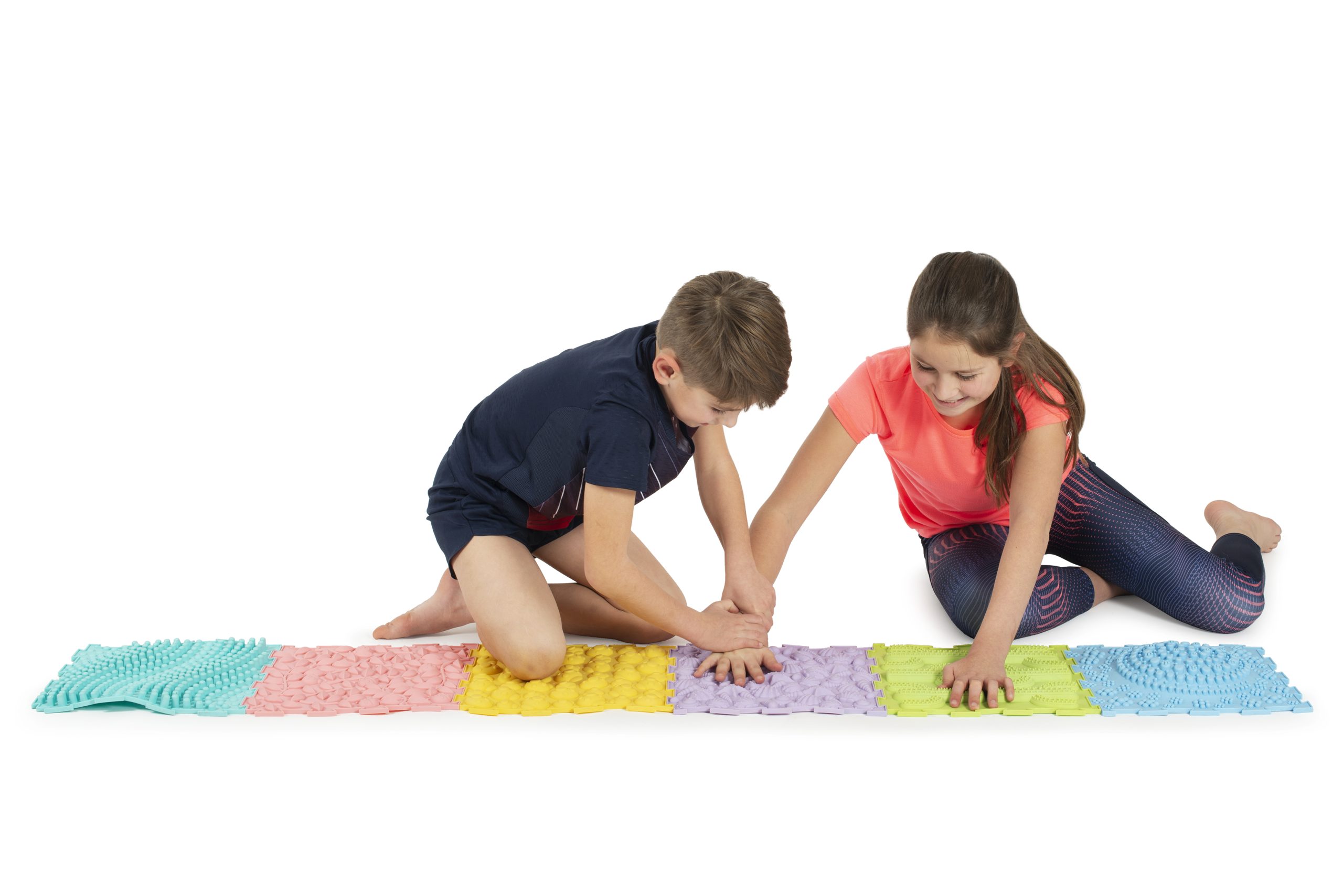Set of 6 Sensory Massage Puzzle Mats | Eduspace Supplies