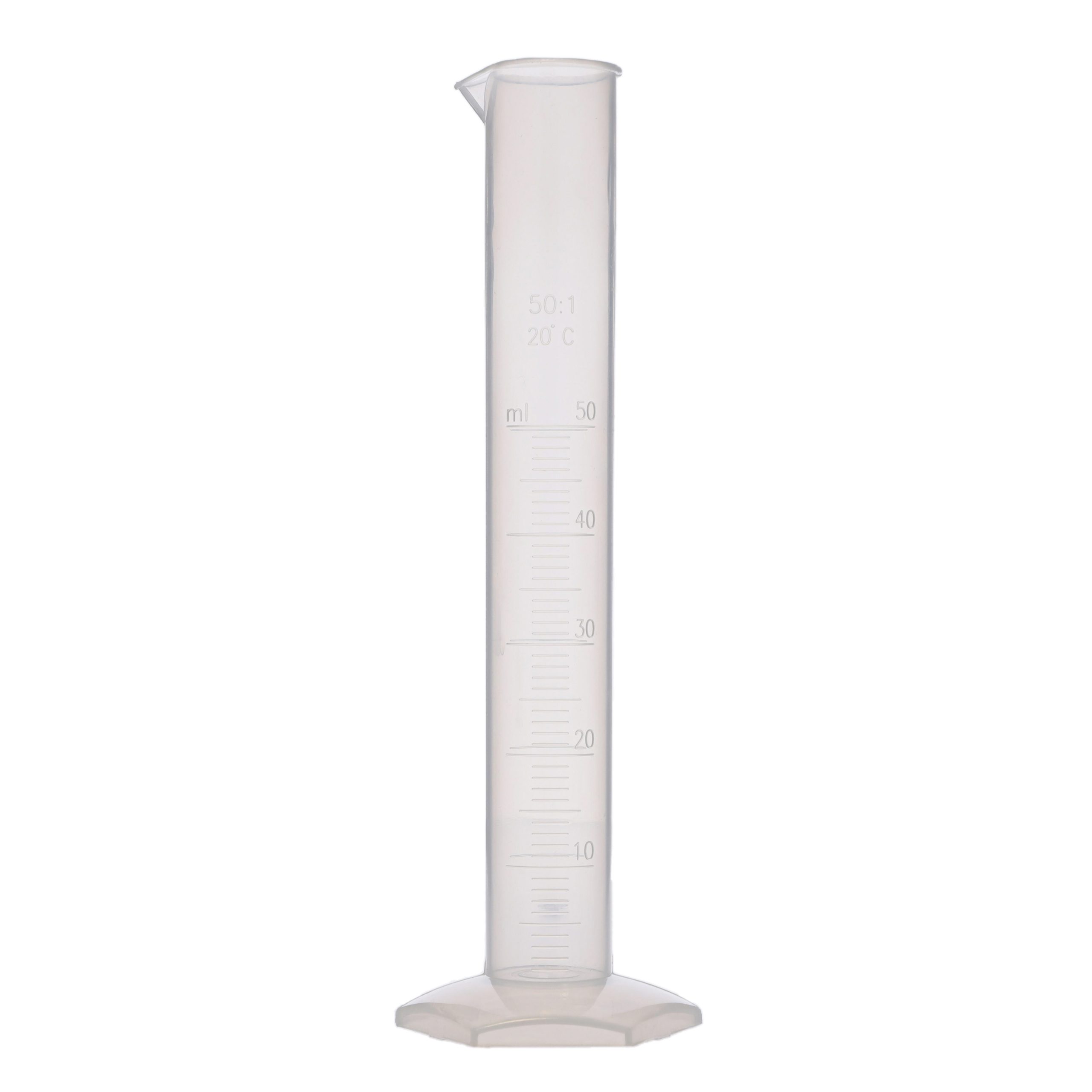 Measuring Cylinder Polypropylene 50mlP12 | Eduspace Supplies