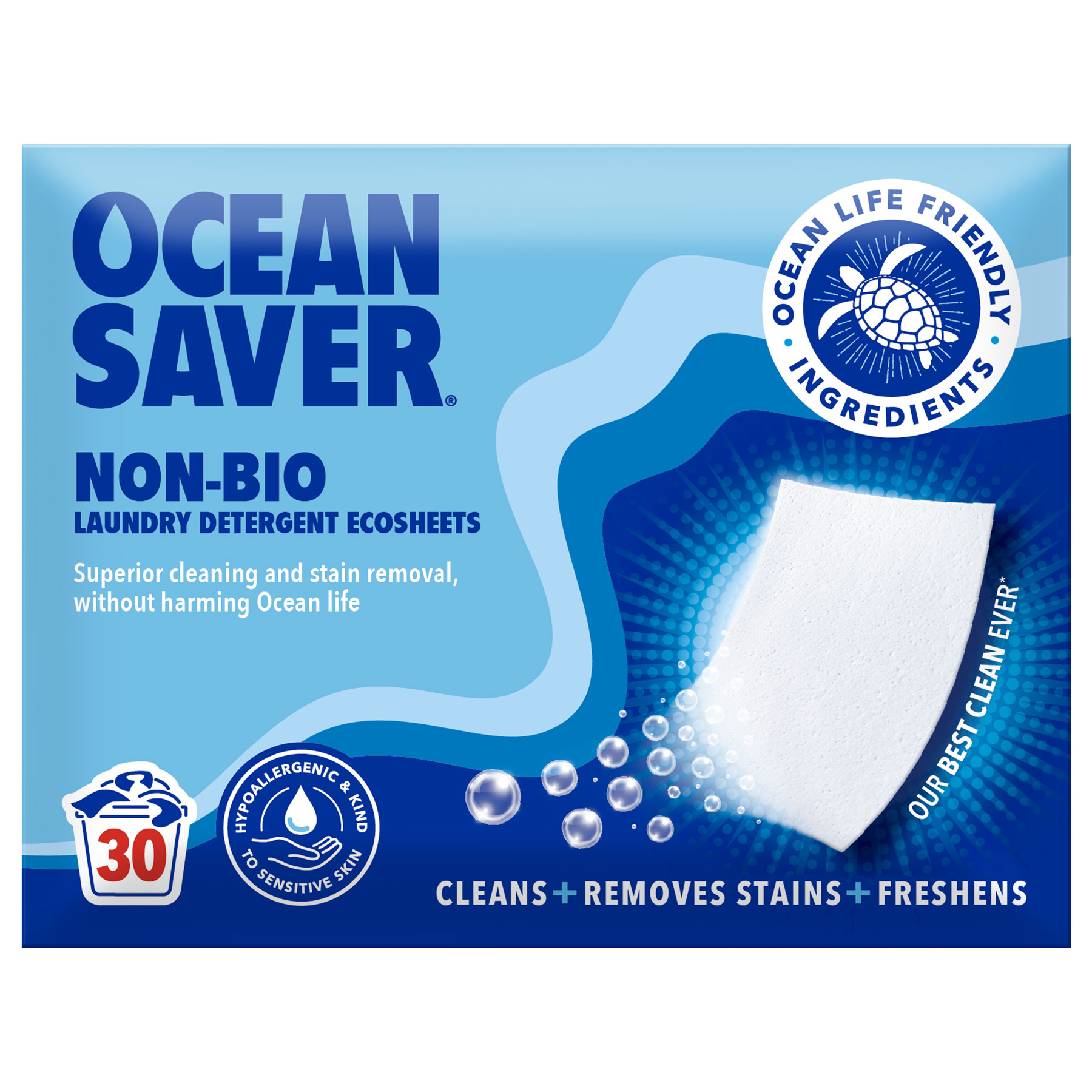Ocean Saver Laundry EcoSheets 30 Wash | Eduspace Supplies