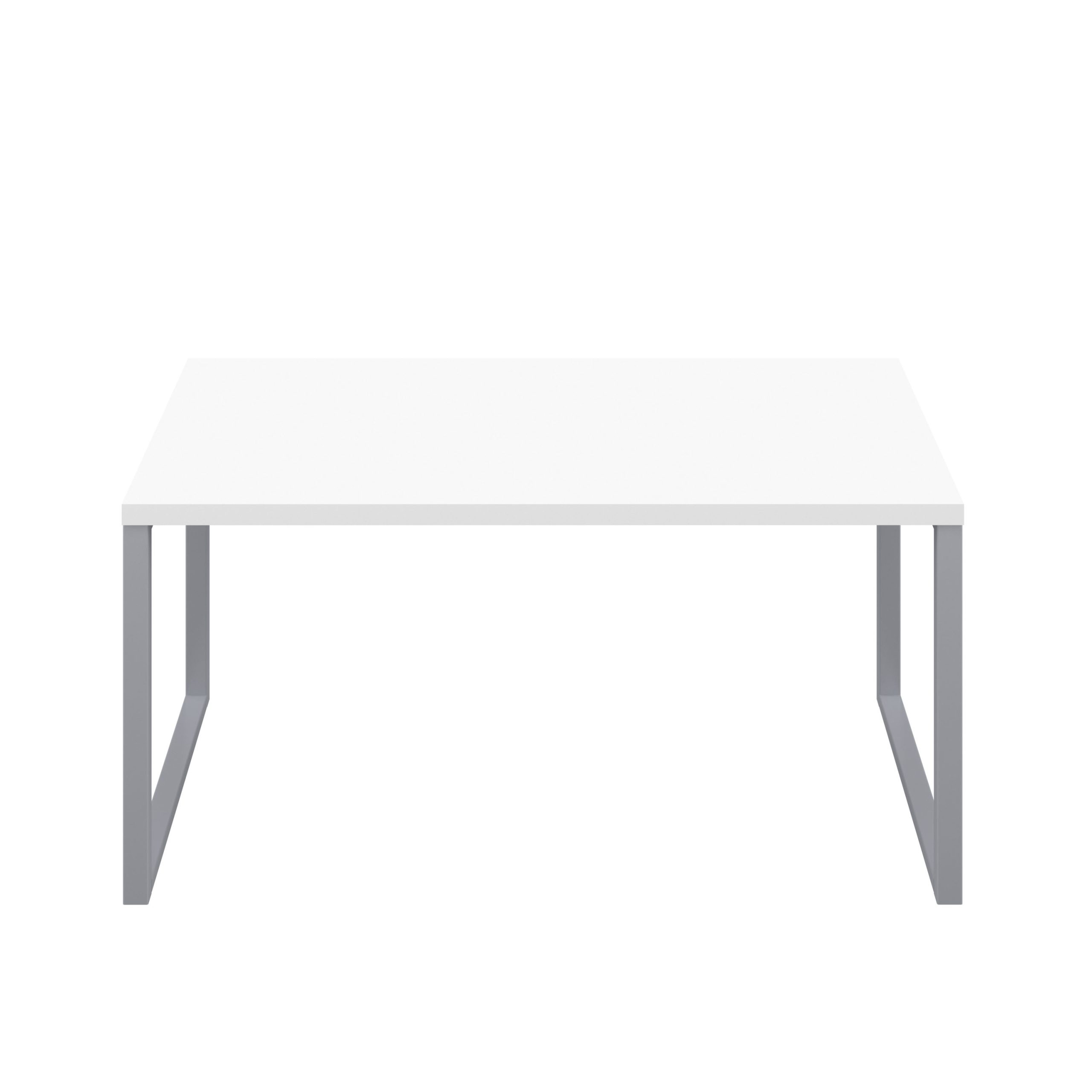 Low Meeting Room Table – White – 2000 | Learning Space Solutions