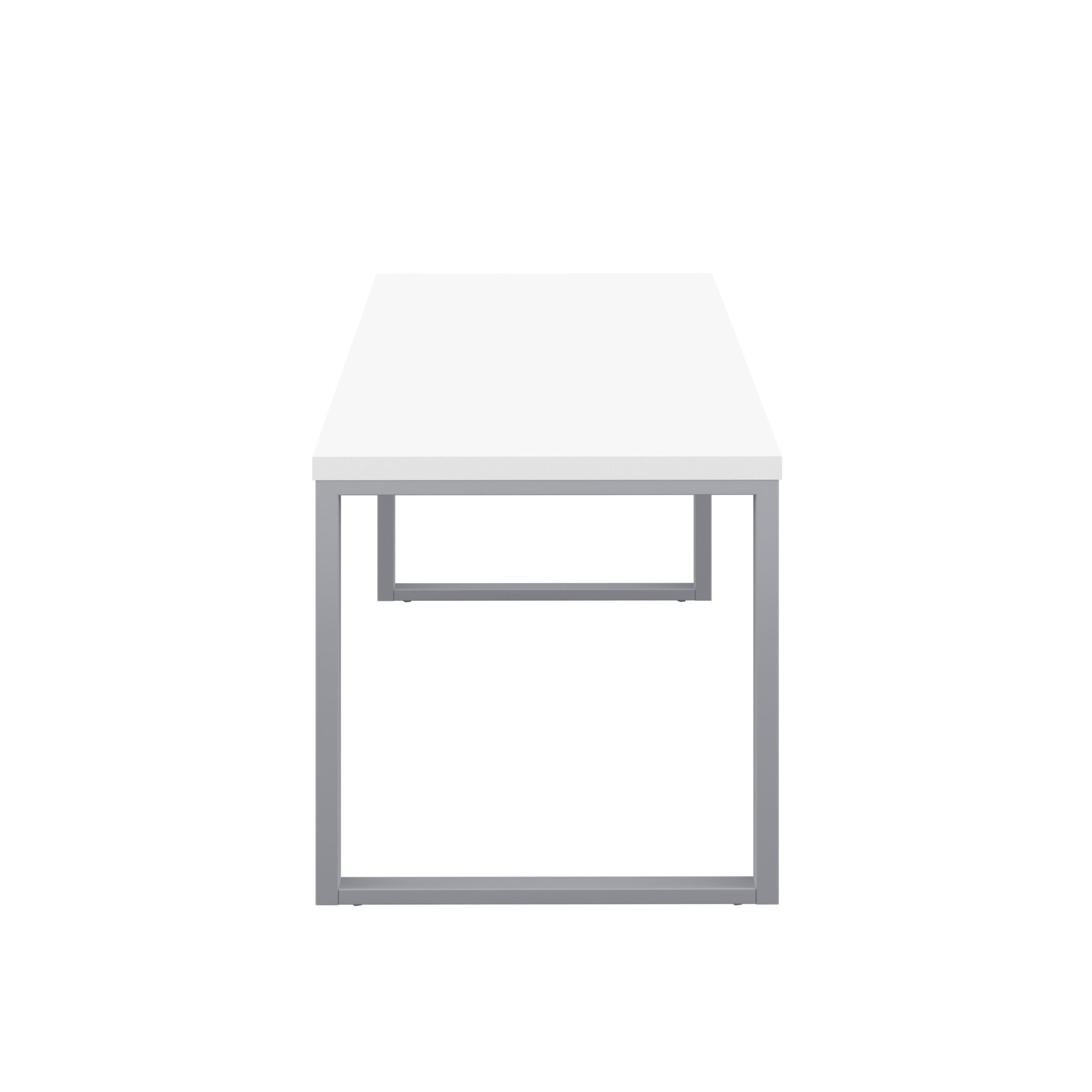 Low Meeting Room Table – White – 2000 | Learning Space Solutions