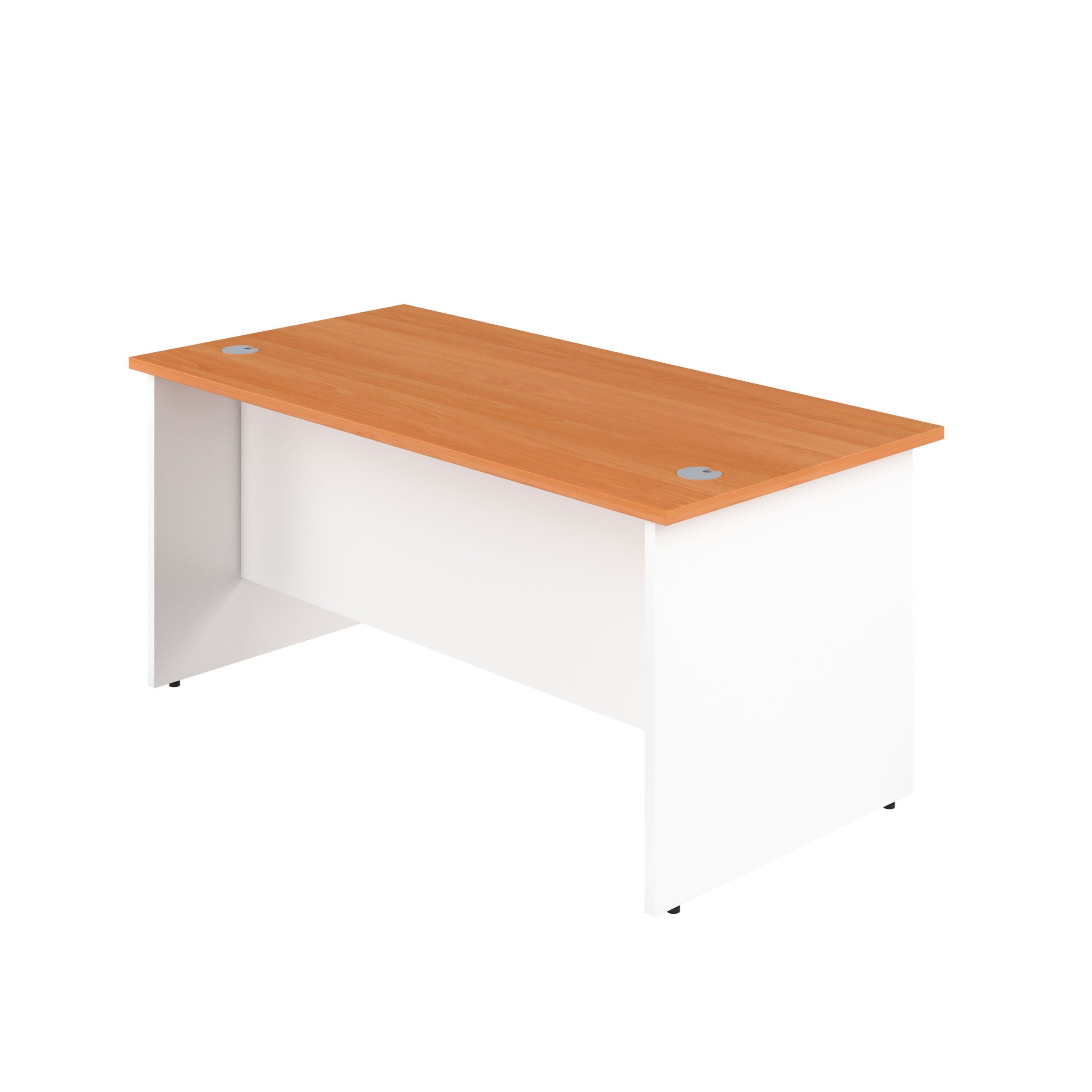Panel Plus Rectangular Desk Beech 1400 | Eduspace Supplies