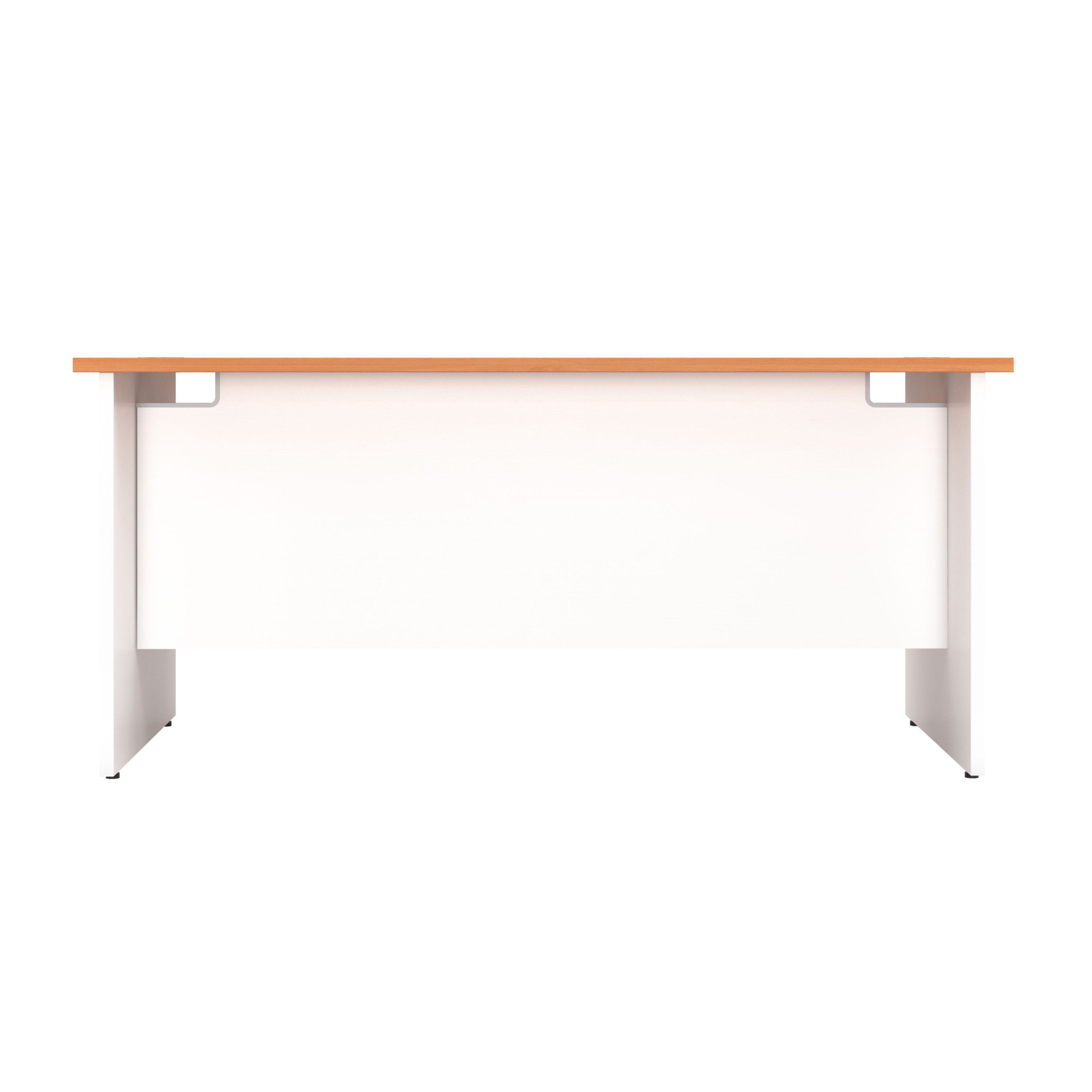 Panel Plus Rectangular Desk Beech 1400 | Eduspace Supplies