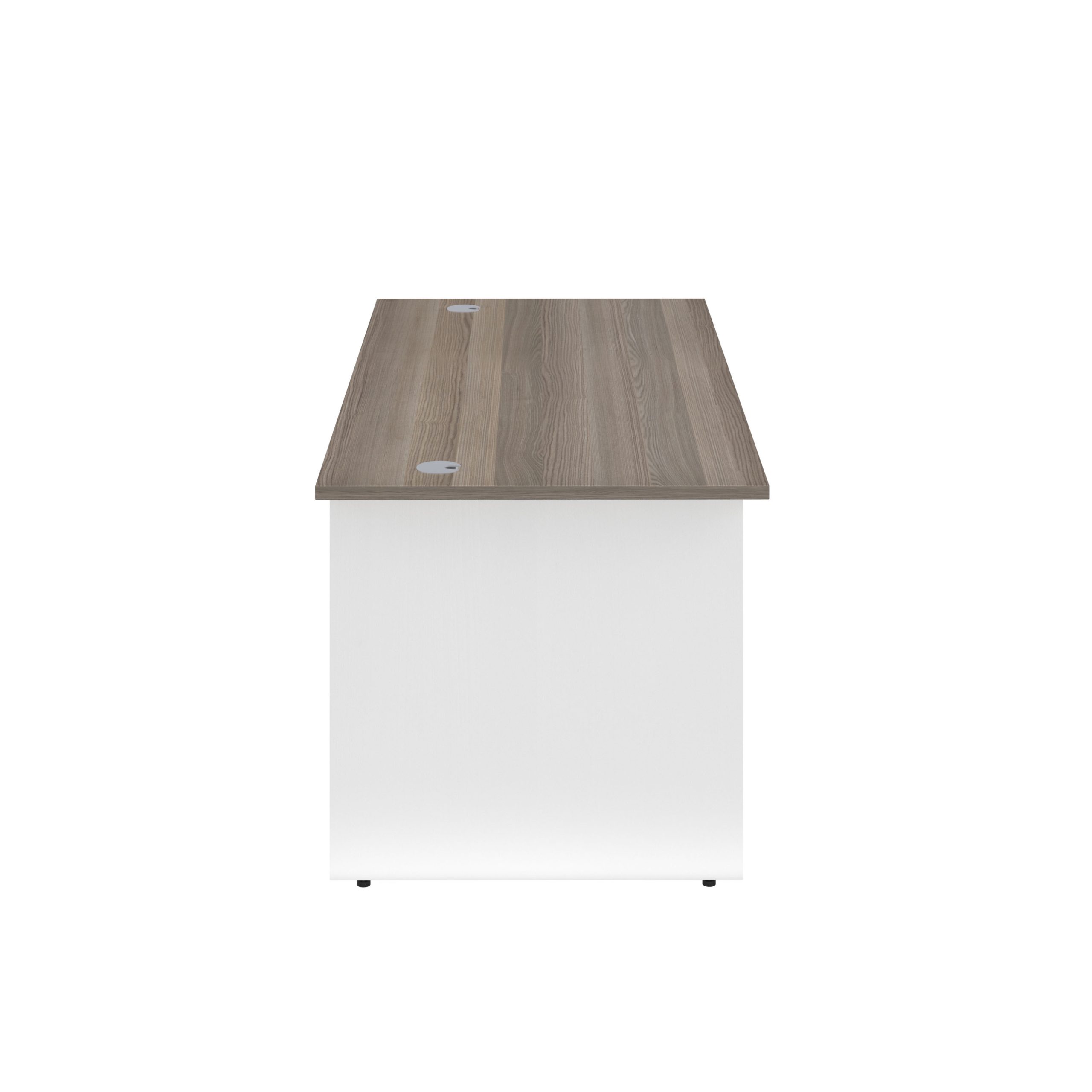 Panel Plus Rectangular Desk GreyOak 1400 | Eduspace Supplies