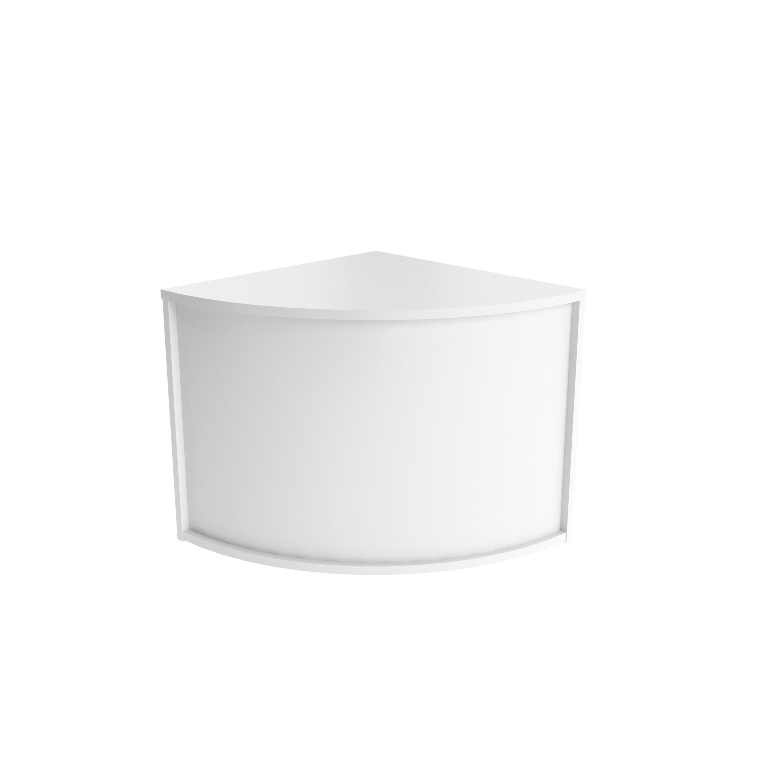 Modular Reception Corner Unit White | Eduspace Supplies