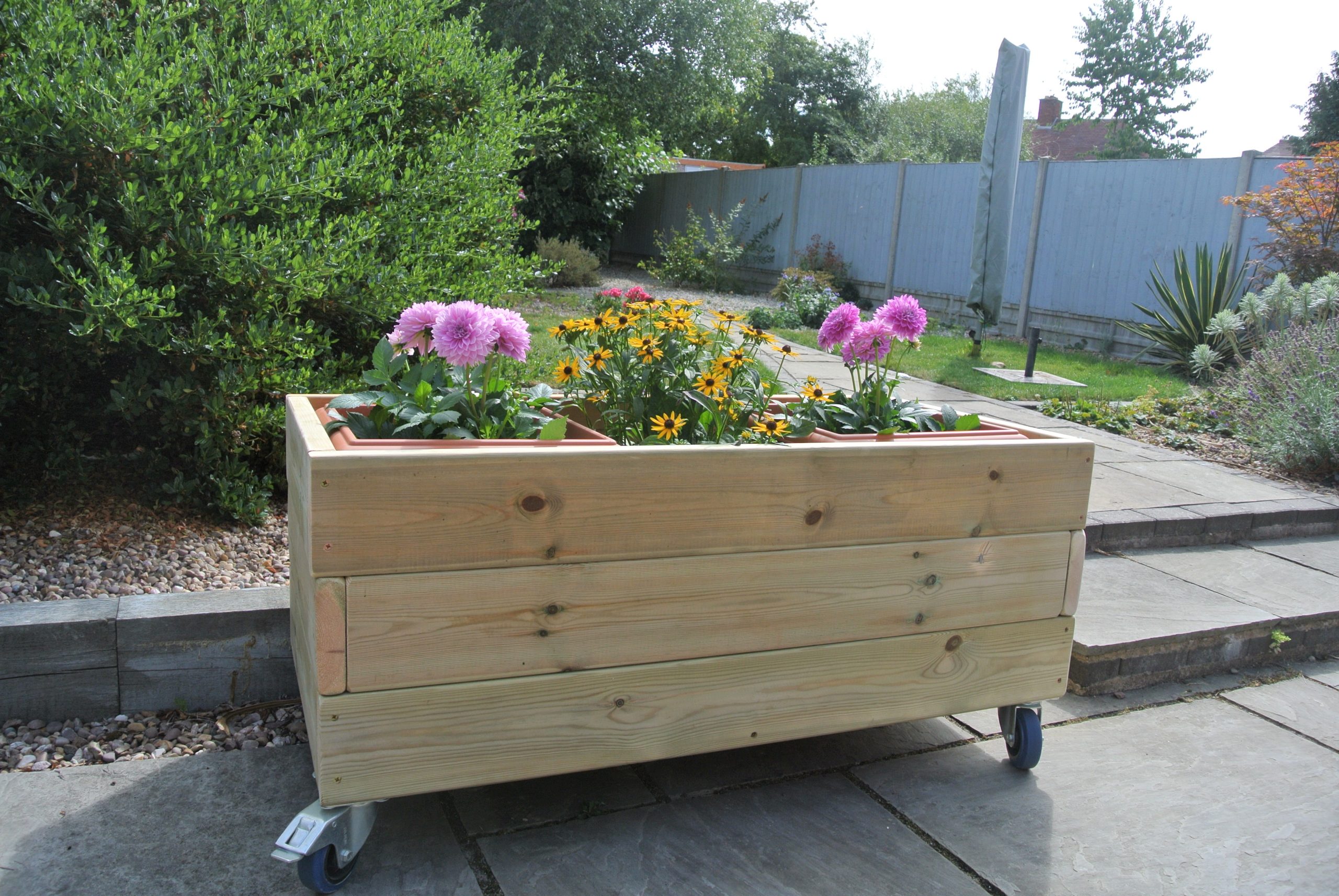 Rectangular Planter on Wheels | Eduspace Supplies
