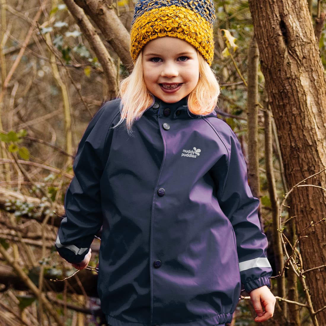 MP Rainy Day Jacket Recycled Navy 3-4yrs | Eduspace Supplies