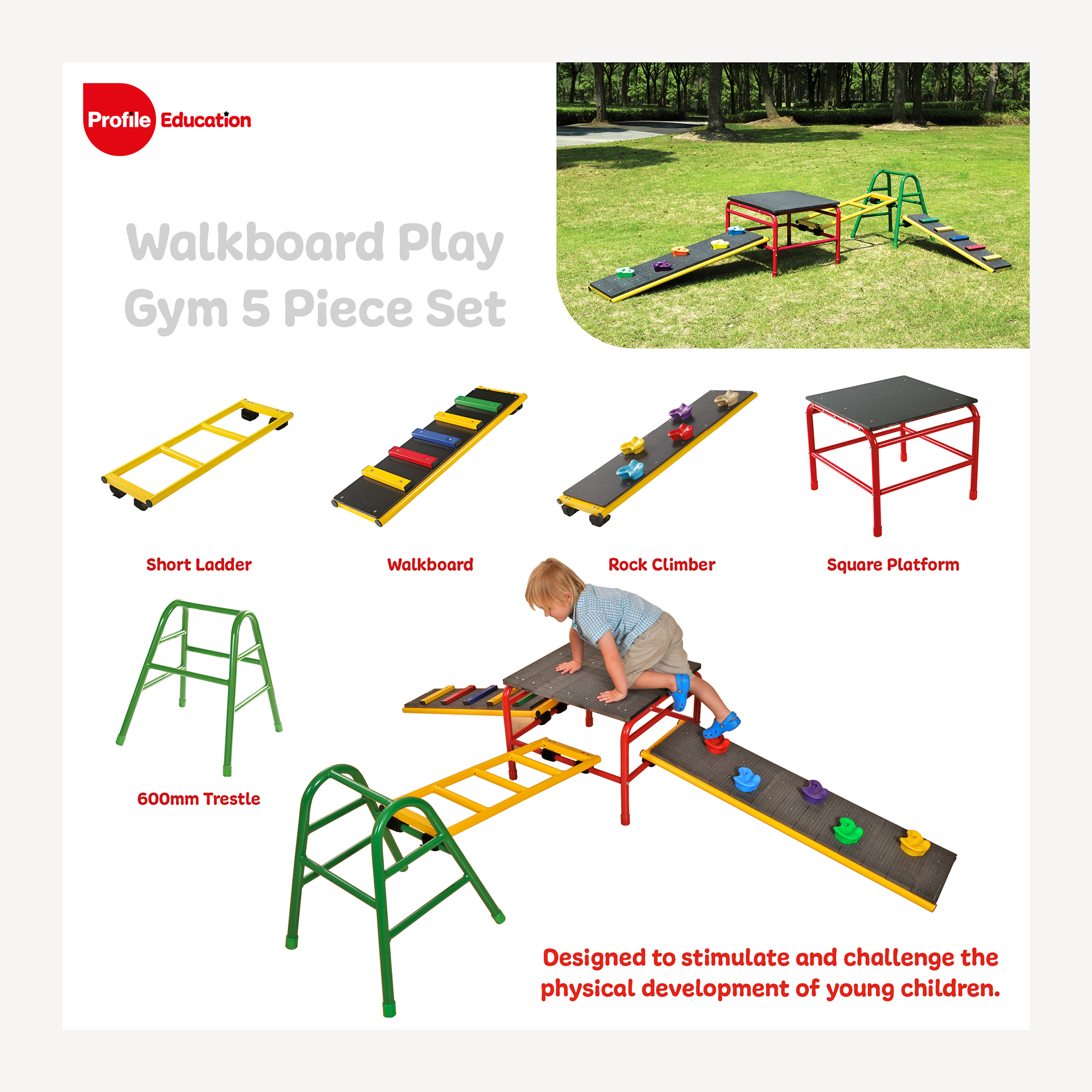 5 Piece Gym Set | Eduspace Supplies