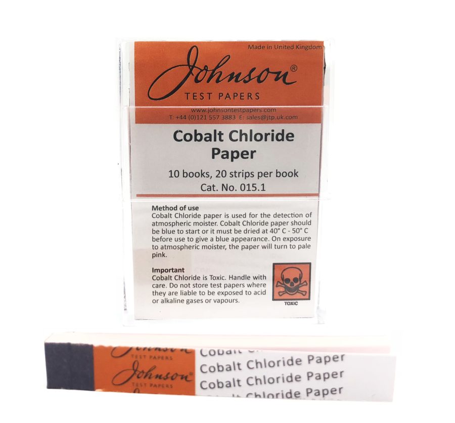 Cobalt Chloride Test Paper Pk10 | Eduspace Supplies