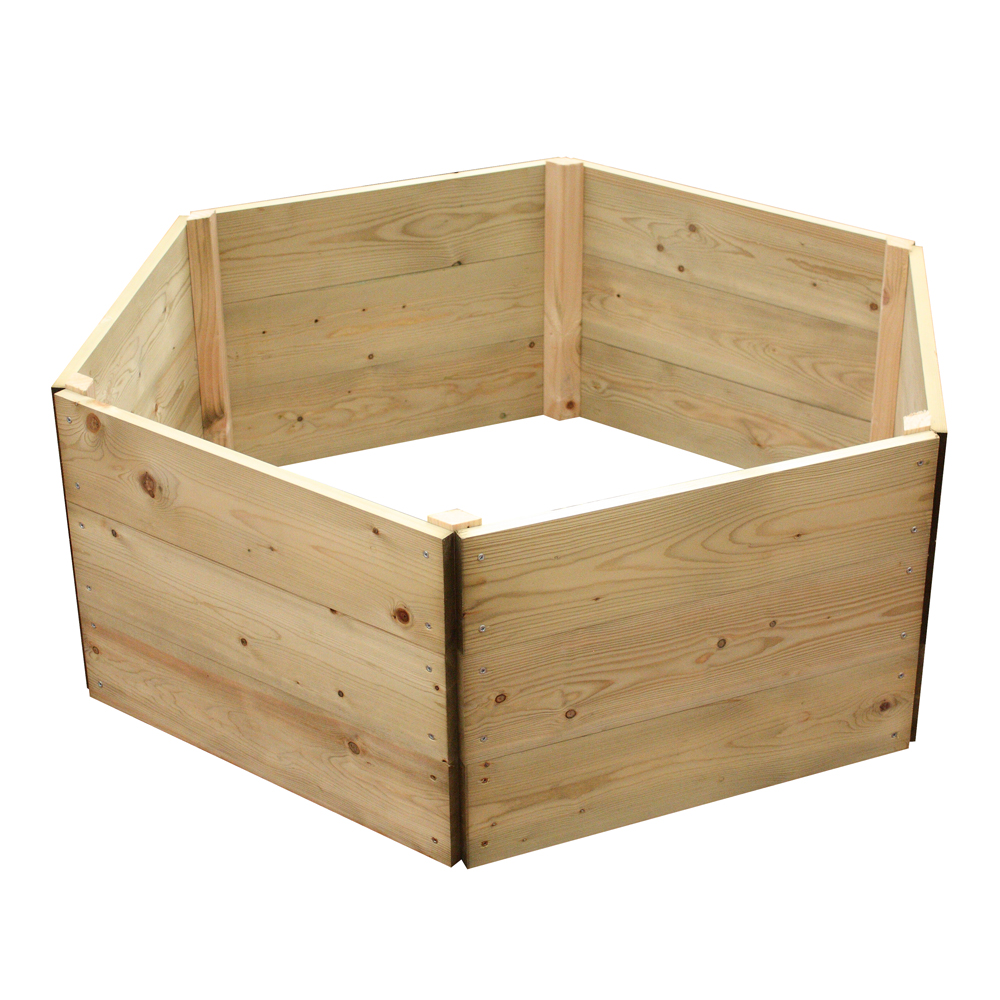 Raised Grow Bed – Hexagonal – L600 x H45 | Learning Space Solutions