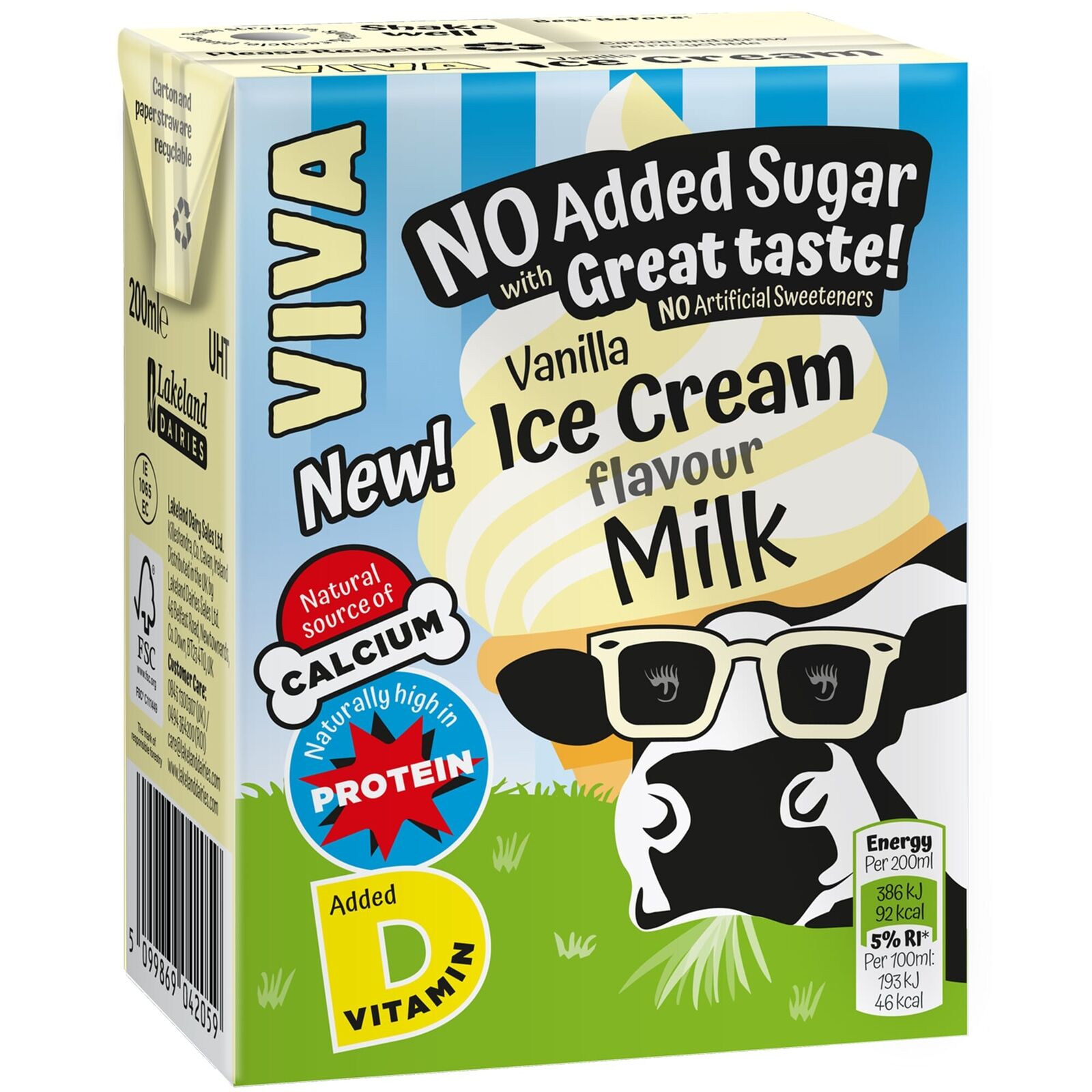 Viva Milk – Pack 27 X 200ml – Vanilla | Eduspace Supplies