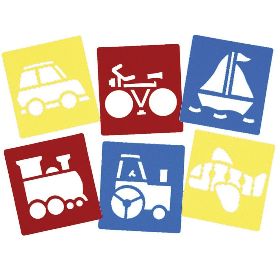 Washable Plastic Transport Stencils | Eduspace Supplies