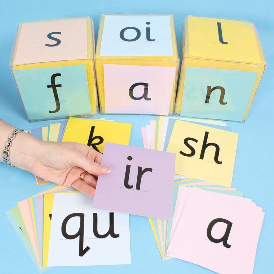 Large Phonics Foam Pocket Dice Pack | Eduspace Supplies