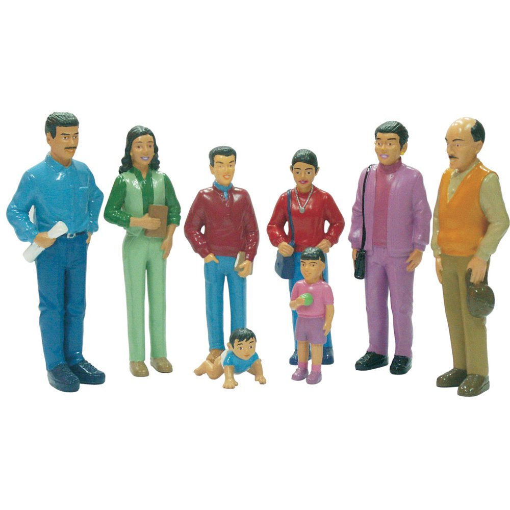 Block Play People – Light Brown Family | Eduspace Supplies