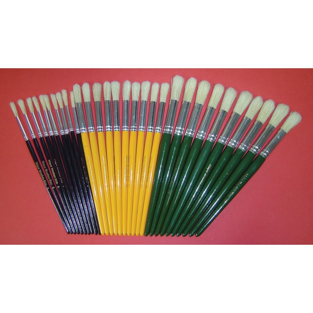 Short Handle Paint Brushes Assortment | Eduspace Supplies