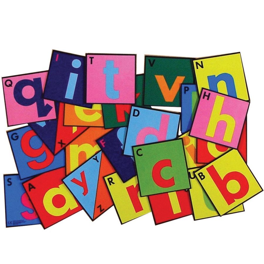 Alphabet Squares Felt Tiles – Set of 24 | Learning Space Solutions