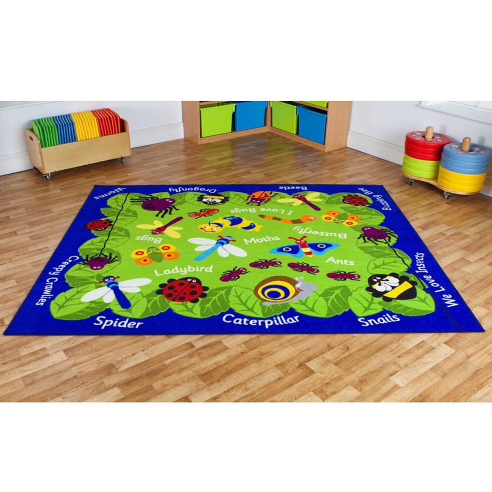 Back to Nature Mini Beasts Carpet – 2 x 2.4m | Eduspace Supplies