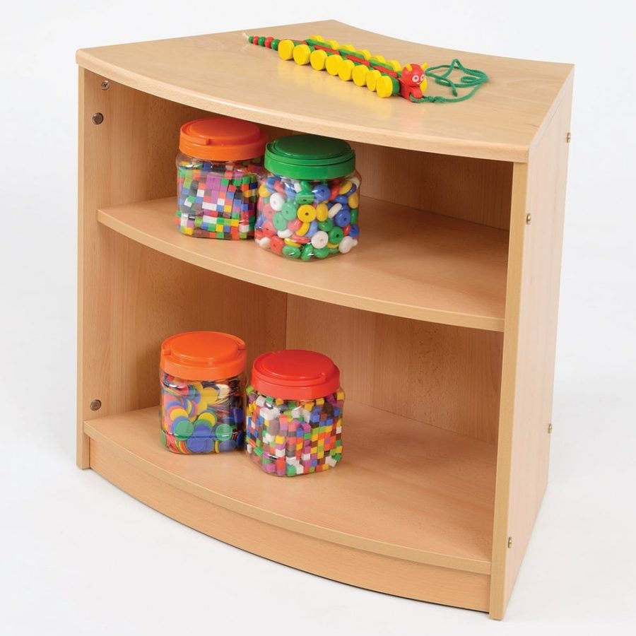 RS Curved Shelf Unit With Back | Eduspace Supplies