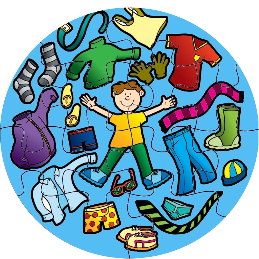 Jumbo Puzzle Boys Clothes | Eduspace Supplies