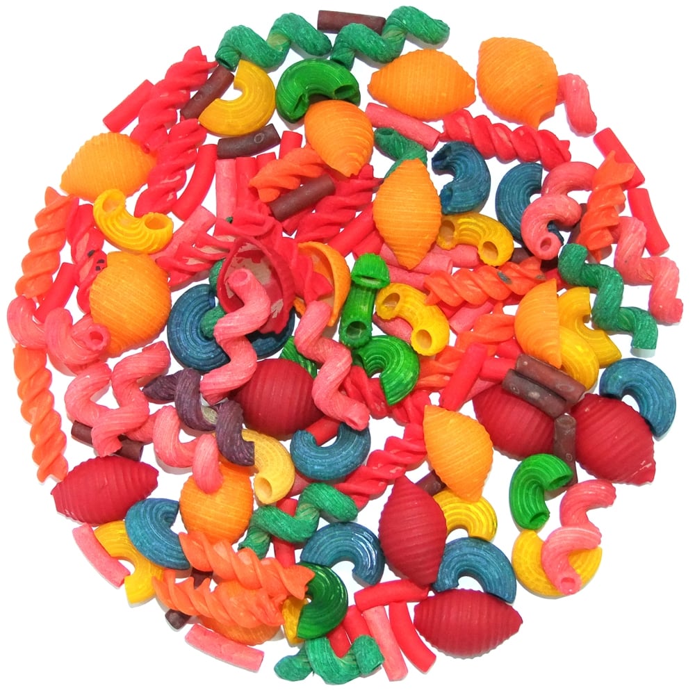 Assorted Shapes Coloured Pasta 500g Pack | Eduspace Supplies
