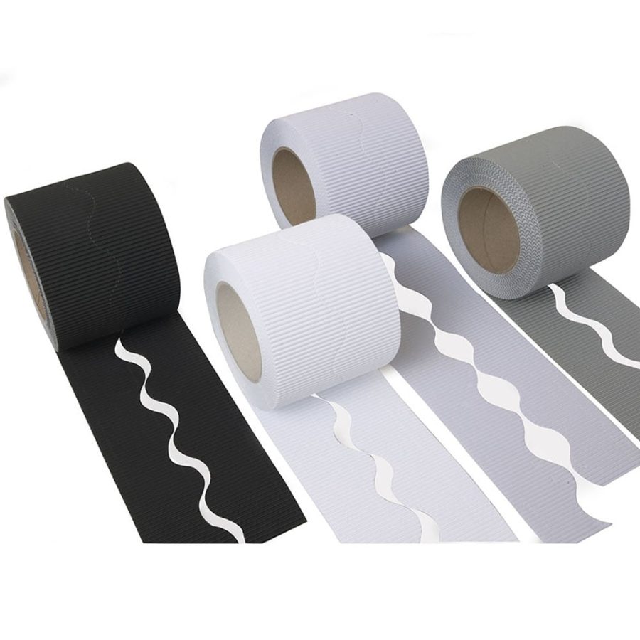 Corrugated Border Rolls – Monochrome | Eduspace Supplies