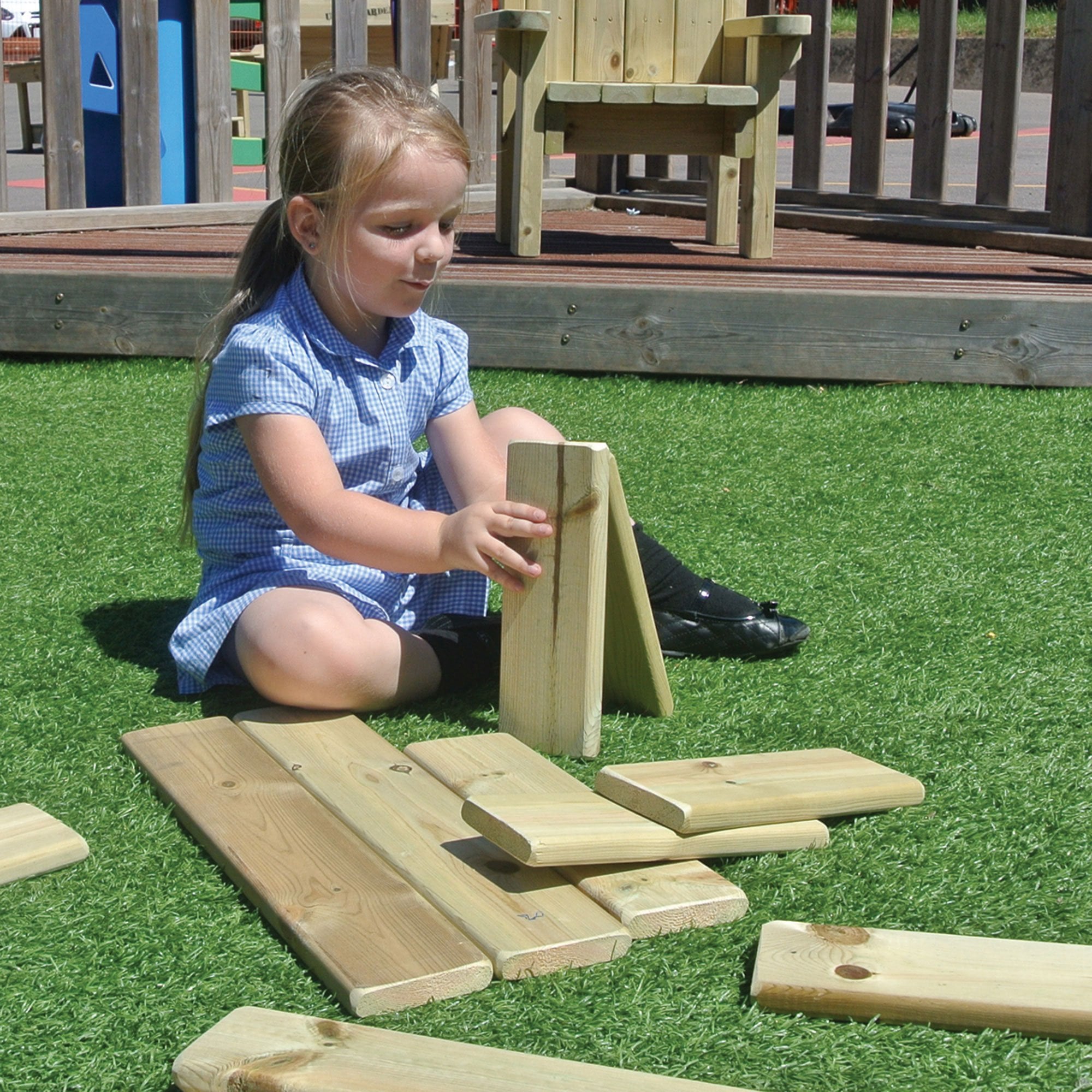 Mini Wooden Planks 12pc | Eduspace Supplies