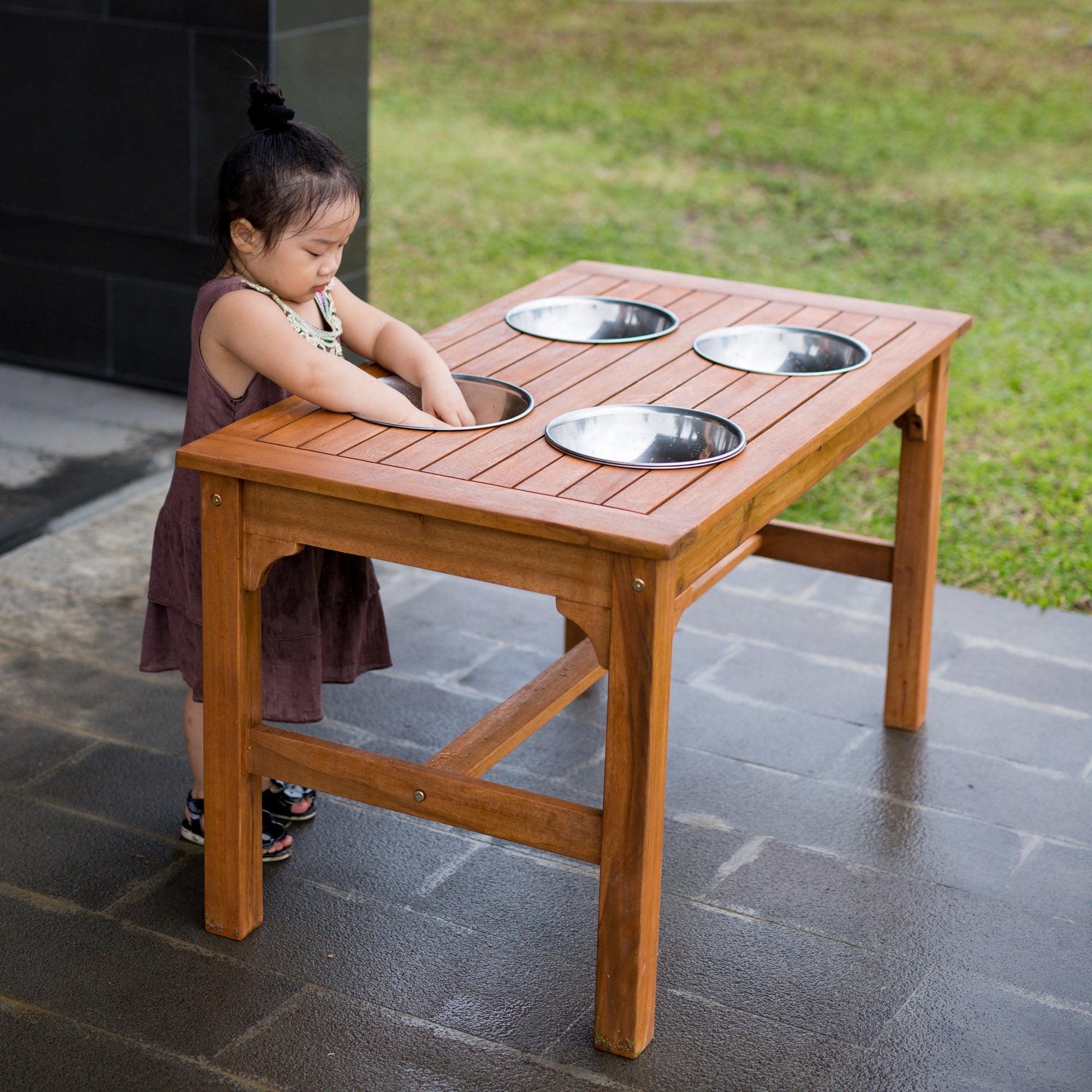 Outdoor Rectangular Mud Mix Table | Eduspace Supplies