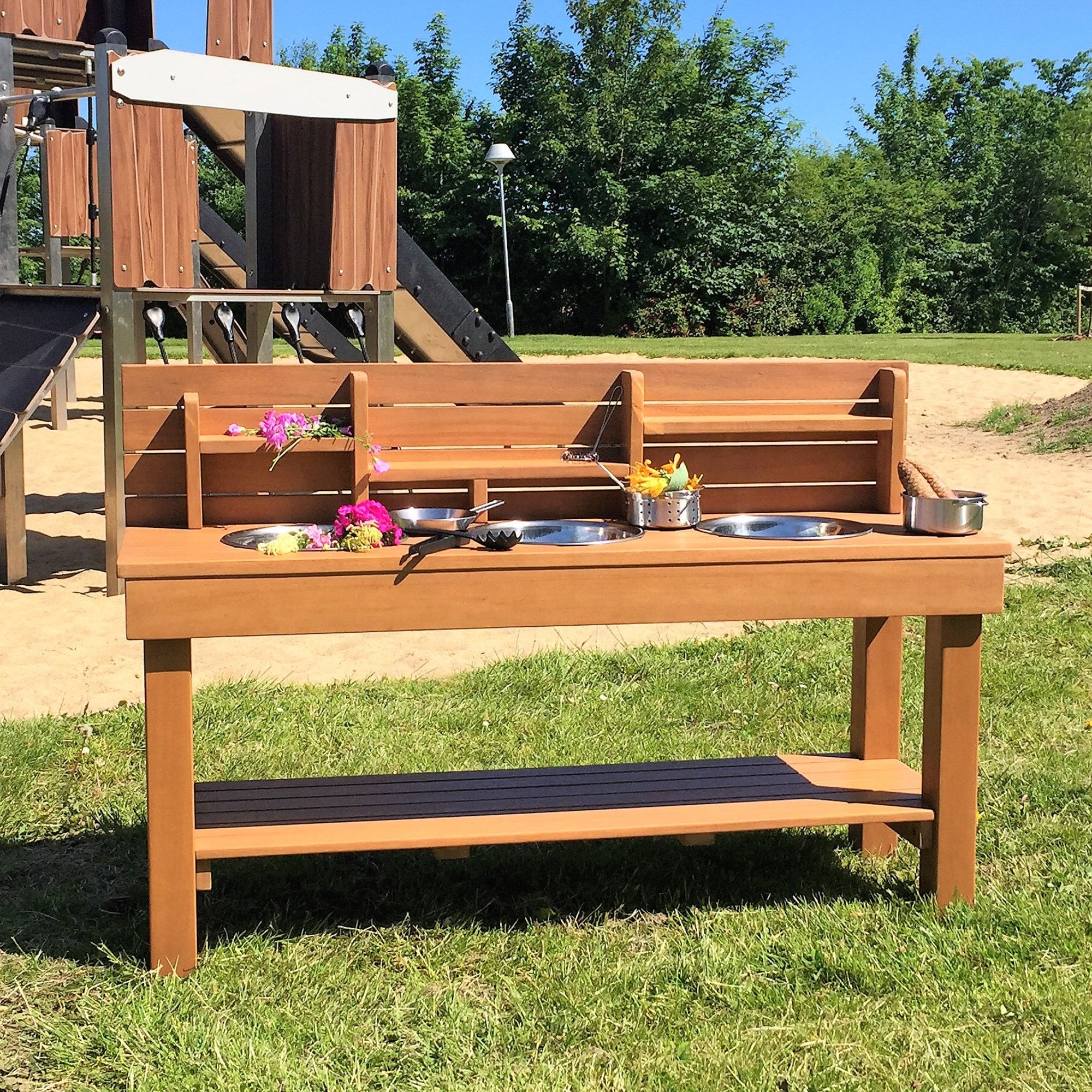 Outdoor Messy Kitchen With 3 Bowls | Eduspace Supplies