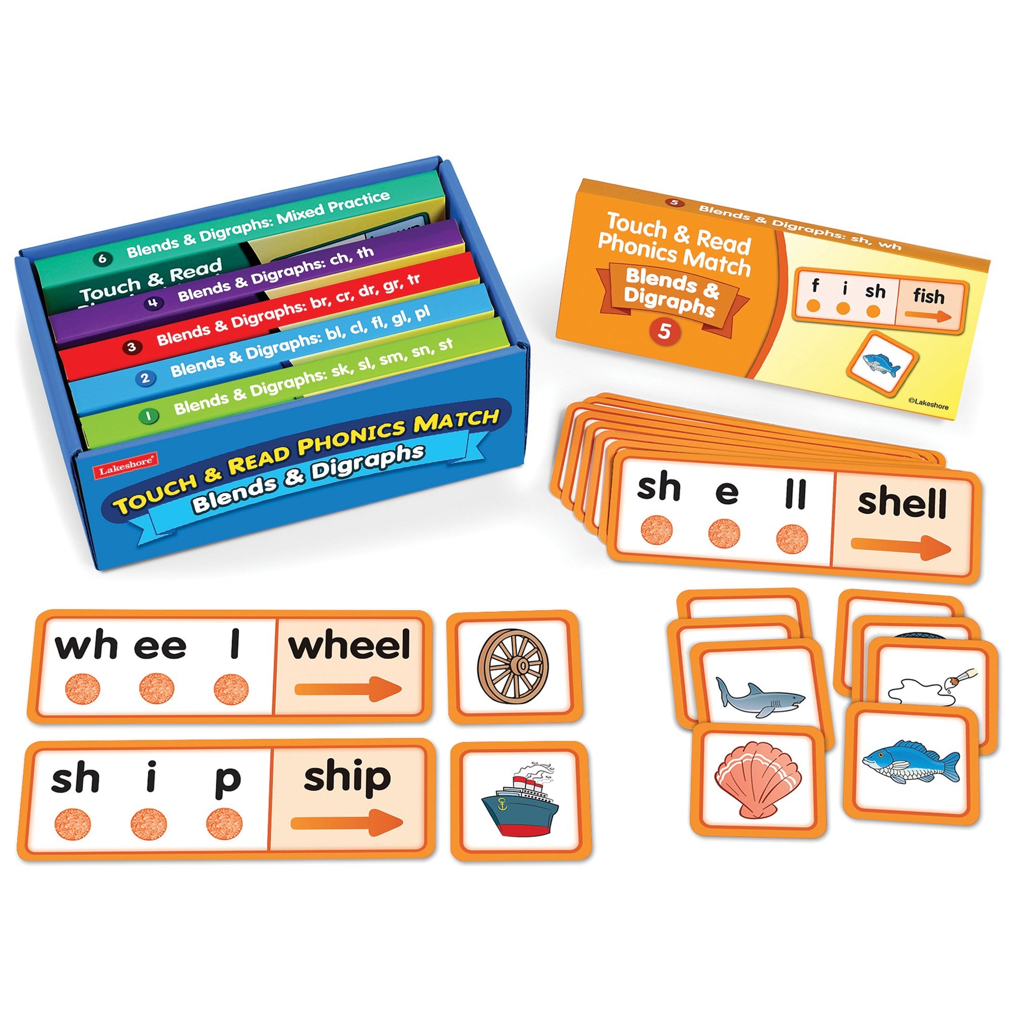Lakeshore Touch And Read Blends And Diagraphs Match | Eduspace Supplies