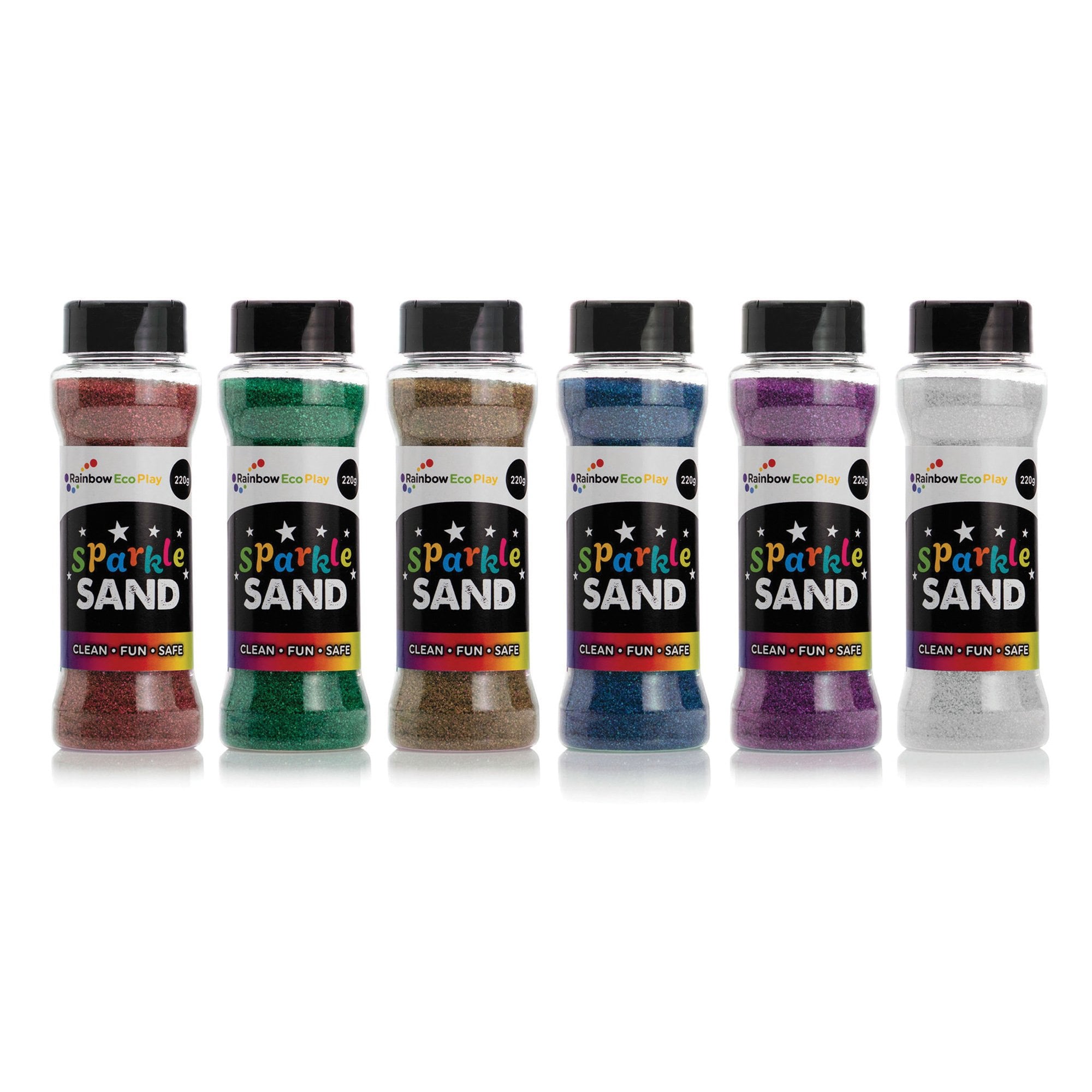 Pack of 6 Sparkle Sand | Eduspace Supplies