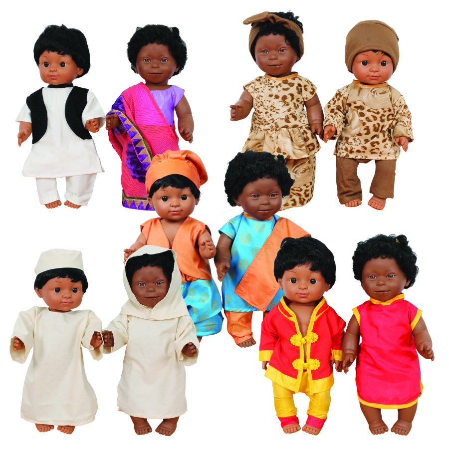 Buy All 10 Multi-Cultural Dolls Outfits Offer | Eduspace Supplies